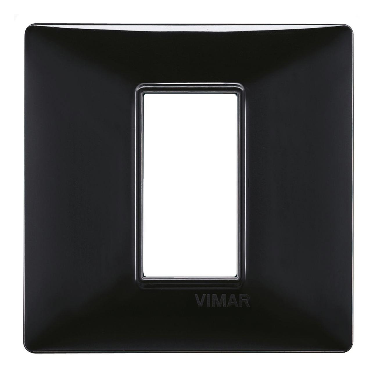 Placca VIMAR Plana 1 modulo nero | Leroy Merlin