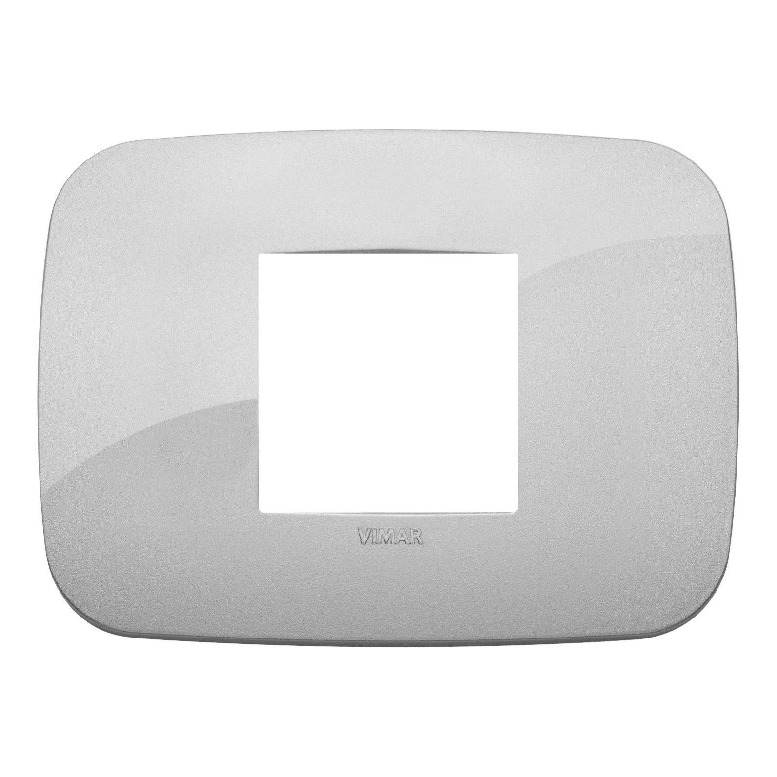 Placca Arké VIMAR 2 moduli silver | Leroy Merlin