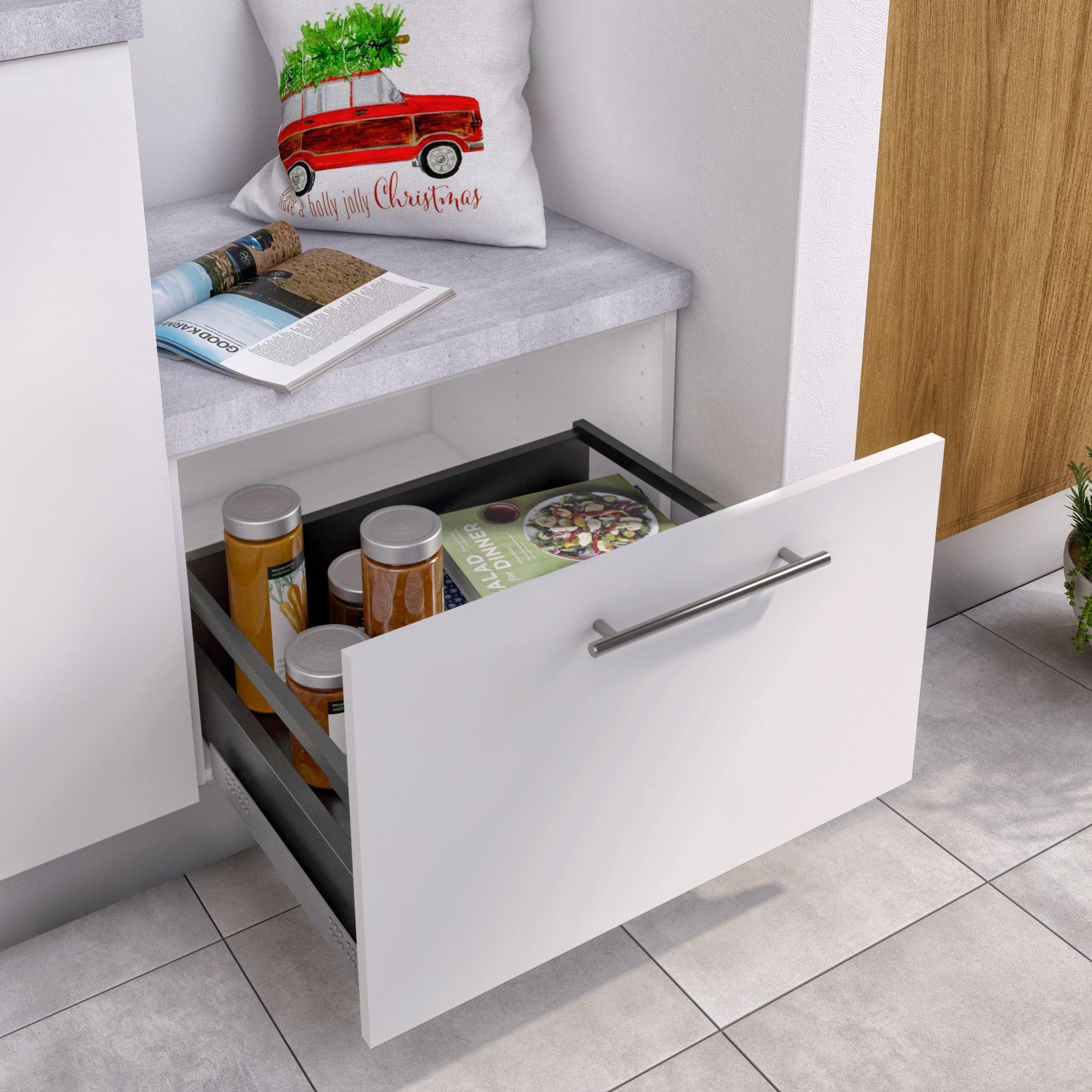 Scocca per base cucina DELINIA ID L 60 x H 38.4 x Sp 58 cm bianco ...