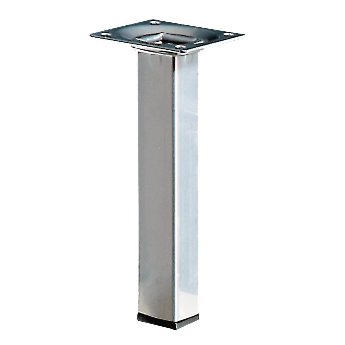 Gamba per mobili HETTICH acciaio grigio epossidica L 6.1 x P 60 mm, H ...