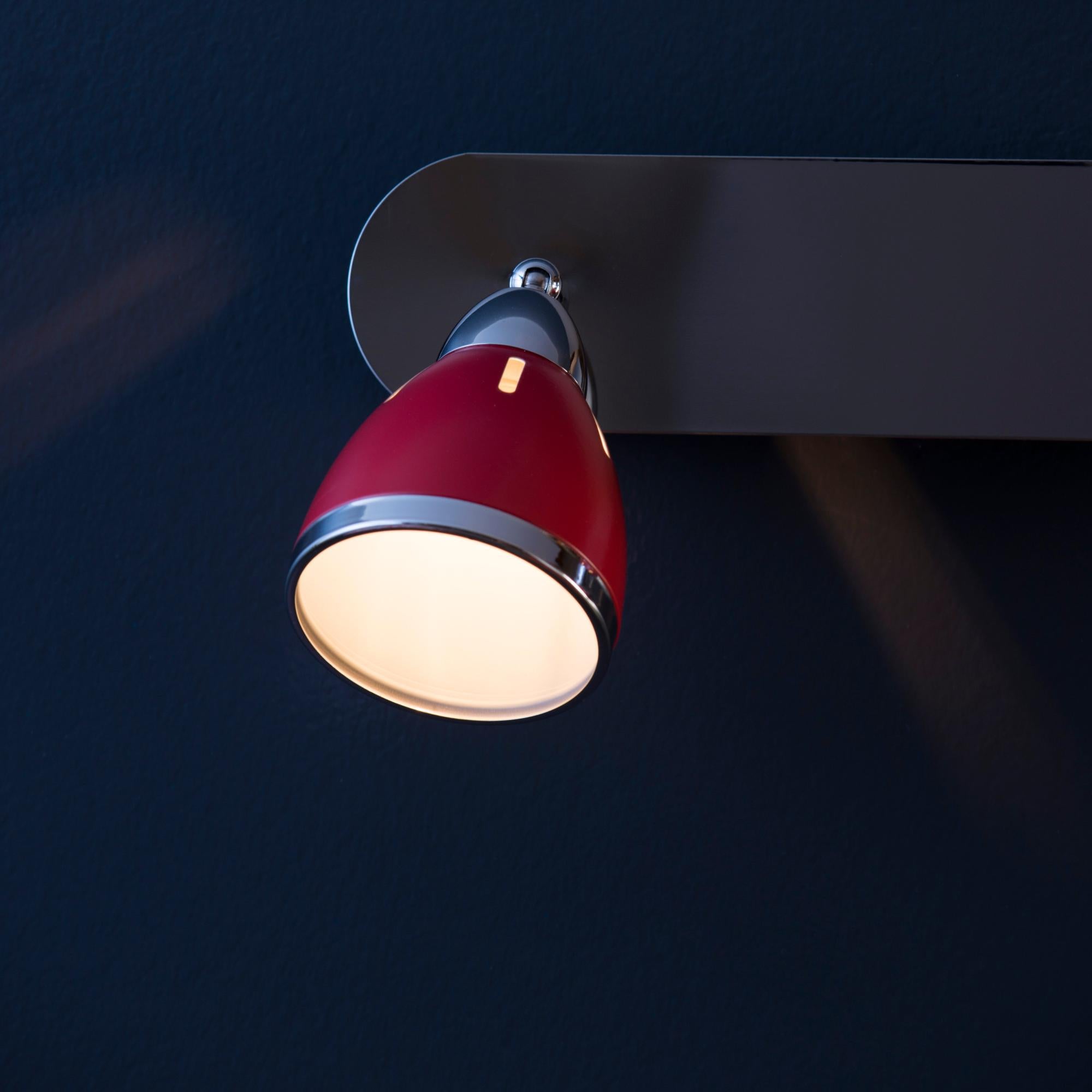 Vetro per faretto componibile diam. 8 cm, rosso | Leroy Merlin