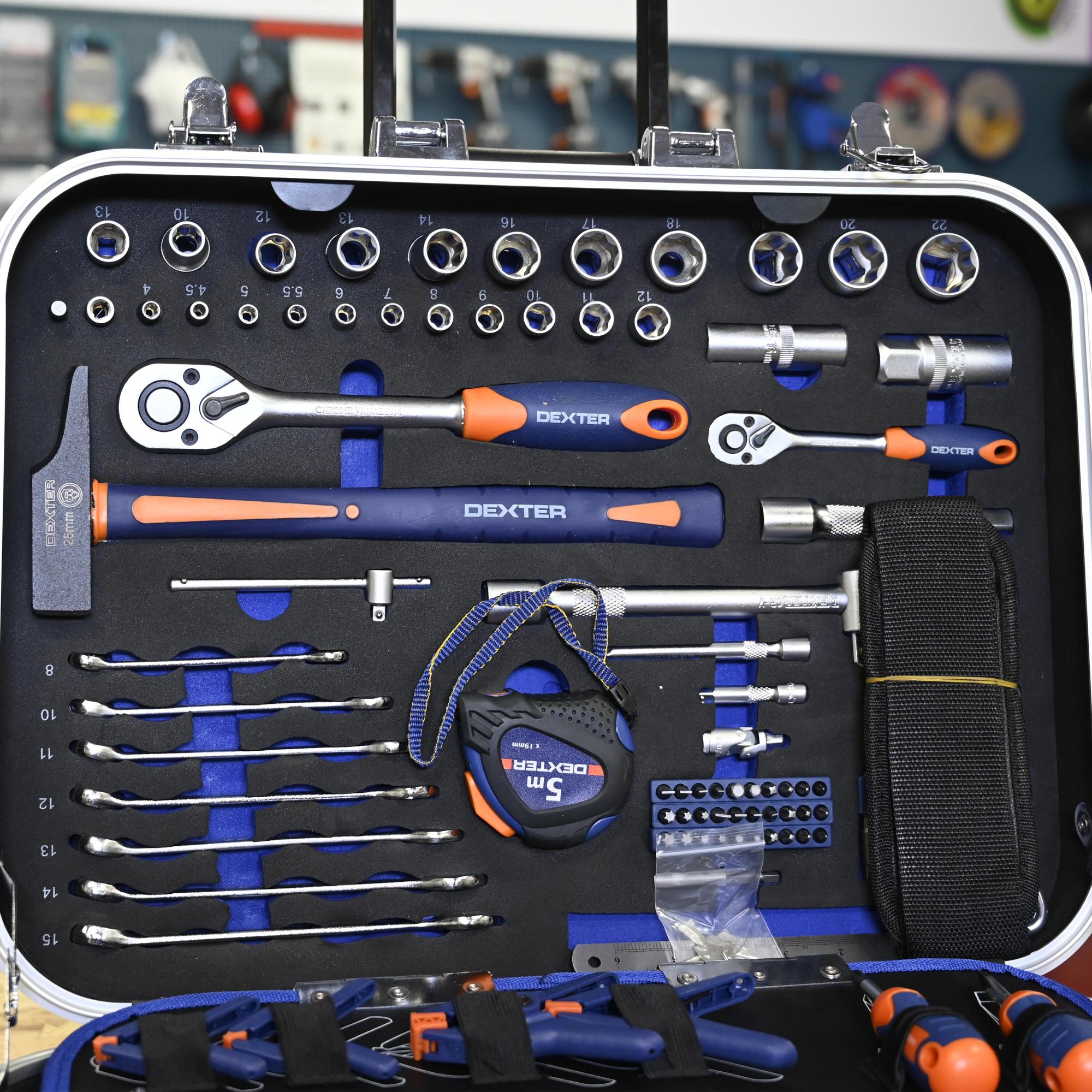 Set utensili DEXTER , 141 pezzi | Leroy Merlin