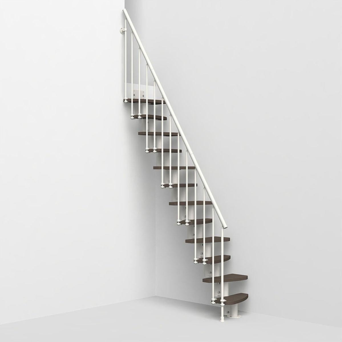Scala salvaspazio dritto Zen2 FONTANOT, larghezza 59 cm, struttura in ...