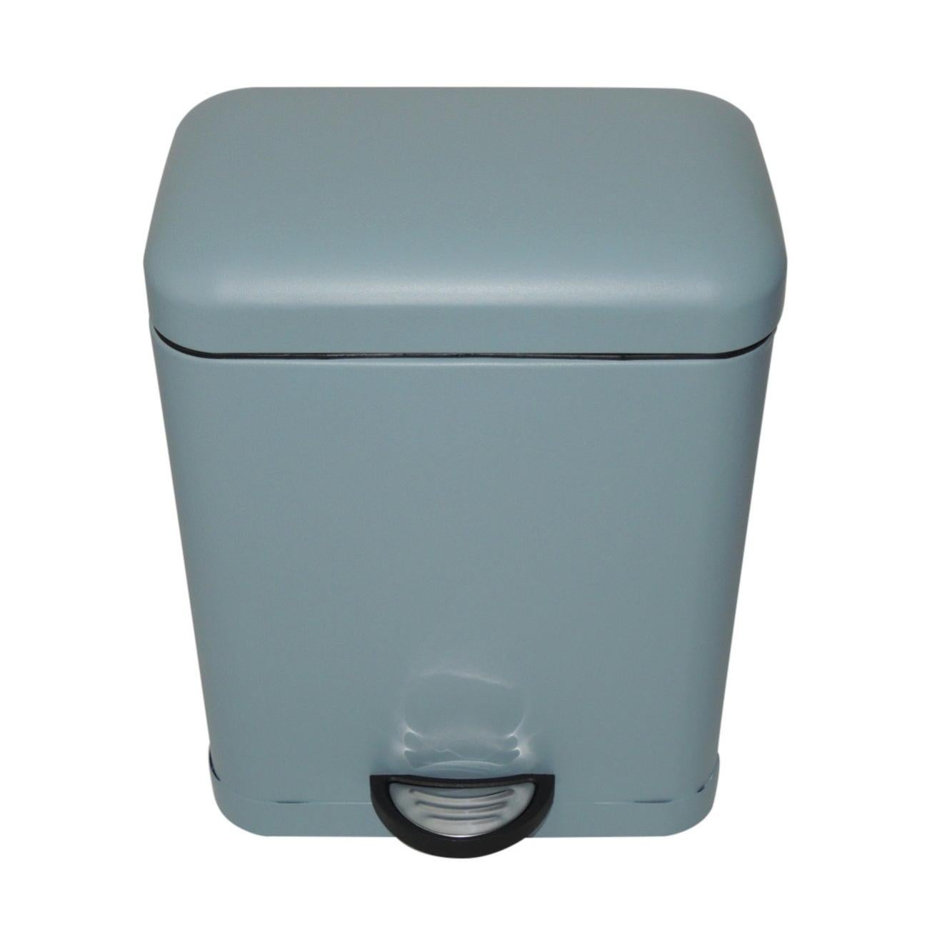 Cestino da bagno a pedale smart SENSEA azzurro 5 Lin metallo | Leroy Merlin