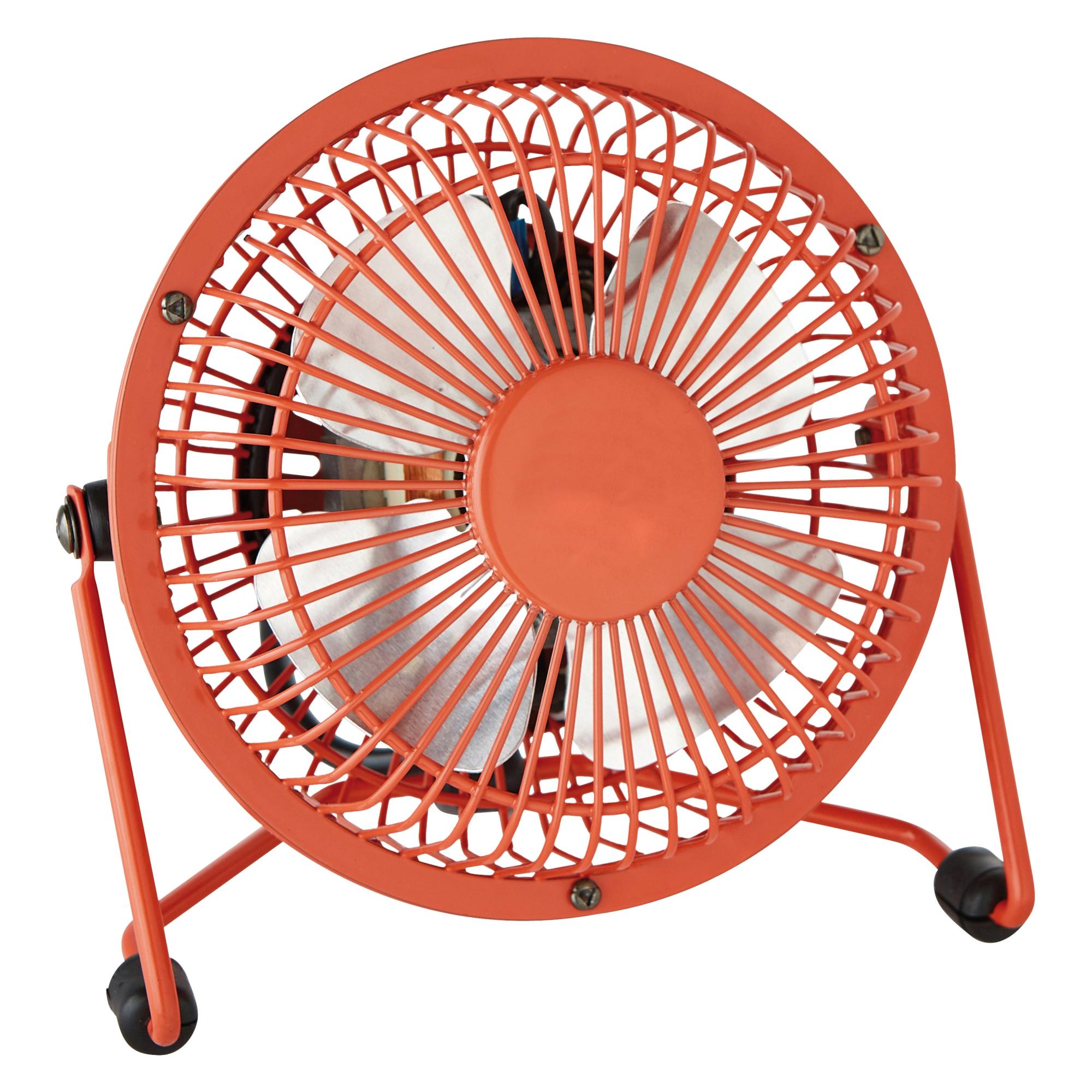 Ventilatore personal EQUATION Lara rosso 4 W Ø 10 cm | Leroy Merlin