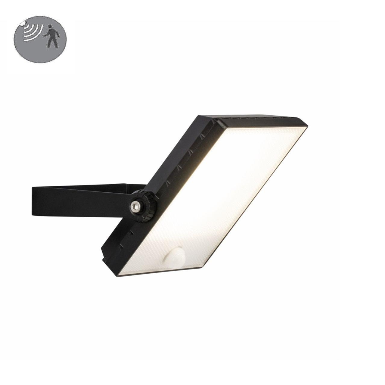 Faro da esterno con sensore di movimento Dryden in metallo, nero ...