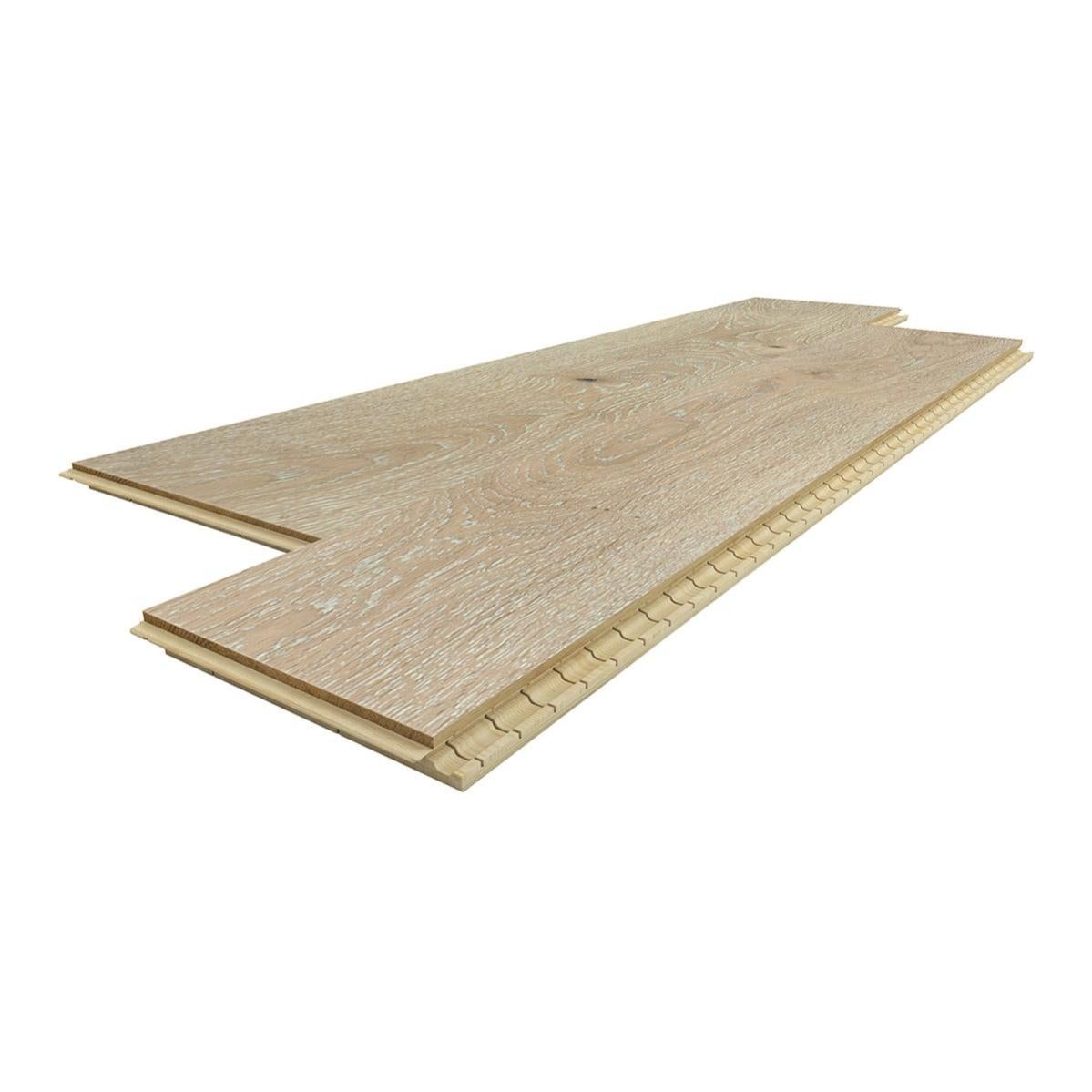 Parquet multistrato rovere rovere decapato bianco Family vetrificato sp ...