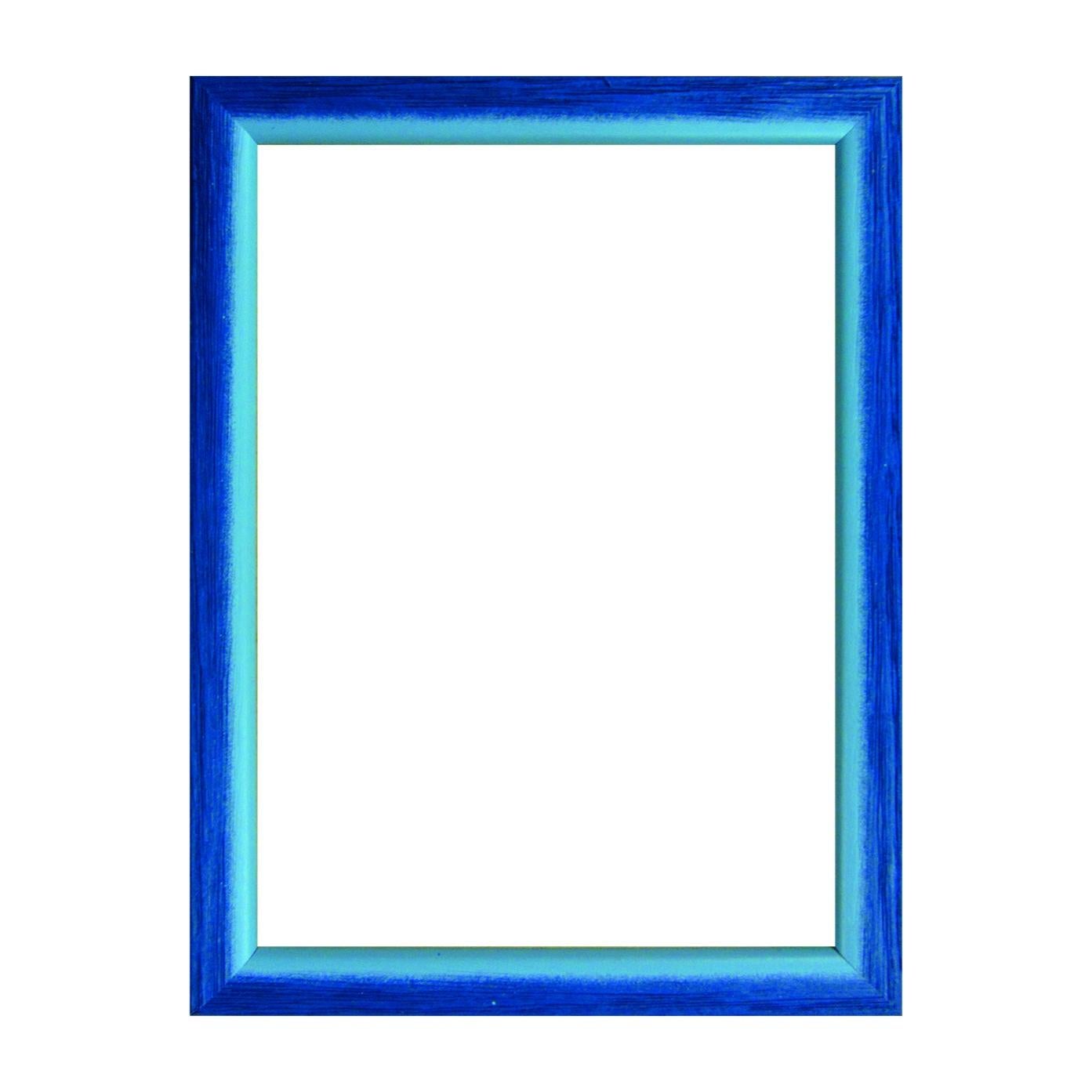 Cornice INSPIRE Bicolor azzurro e blu opaco per foto da 40x60 cm ...