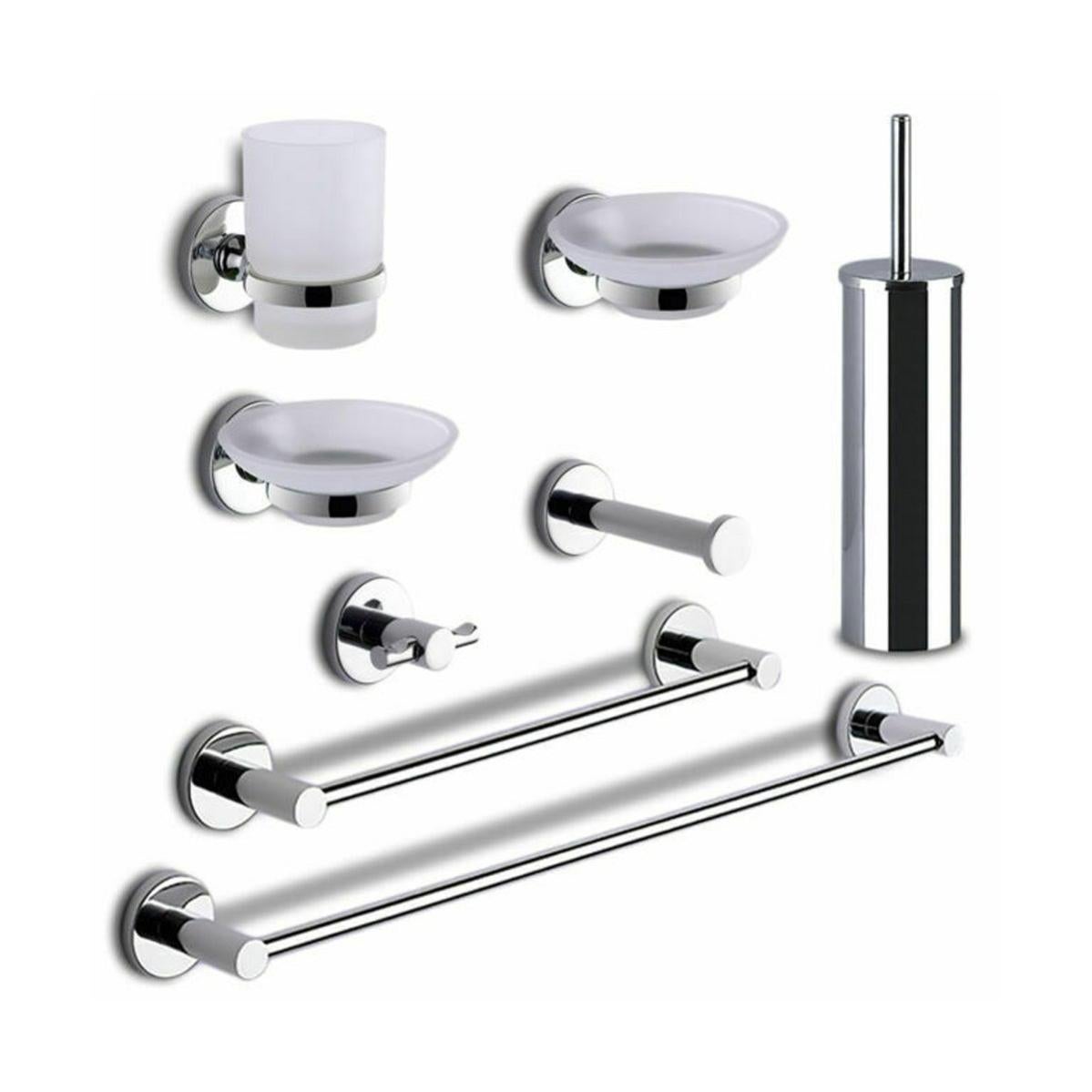 Set di accessori da bagno GEDY Kit Felce cromato | Leroy Merlin