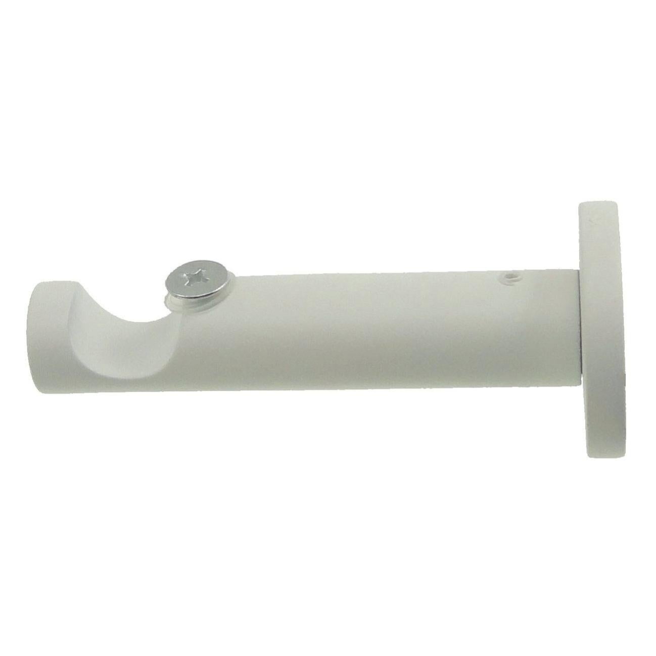 Supporto singolo aperto Ø16mm Stelvio in alluminio bianco opaco 9cm, 2 ...