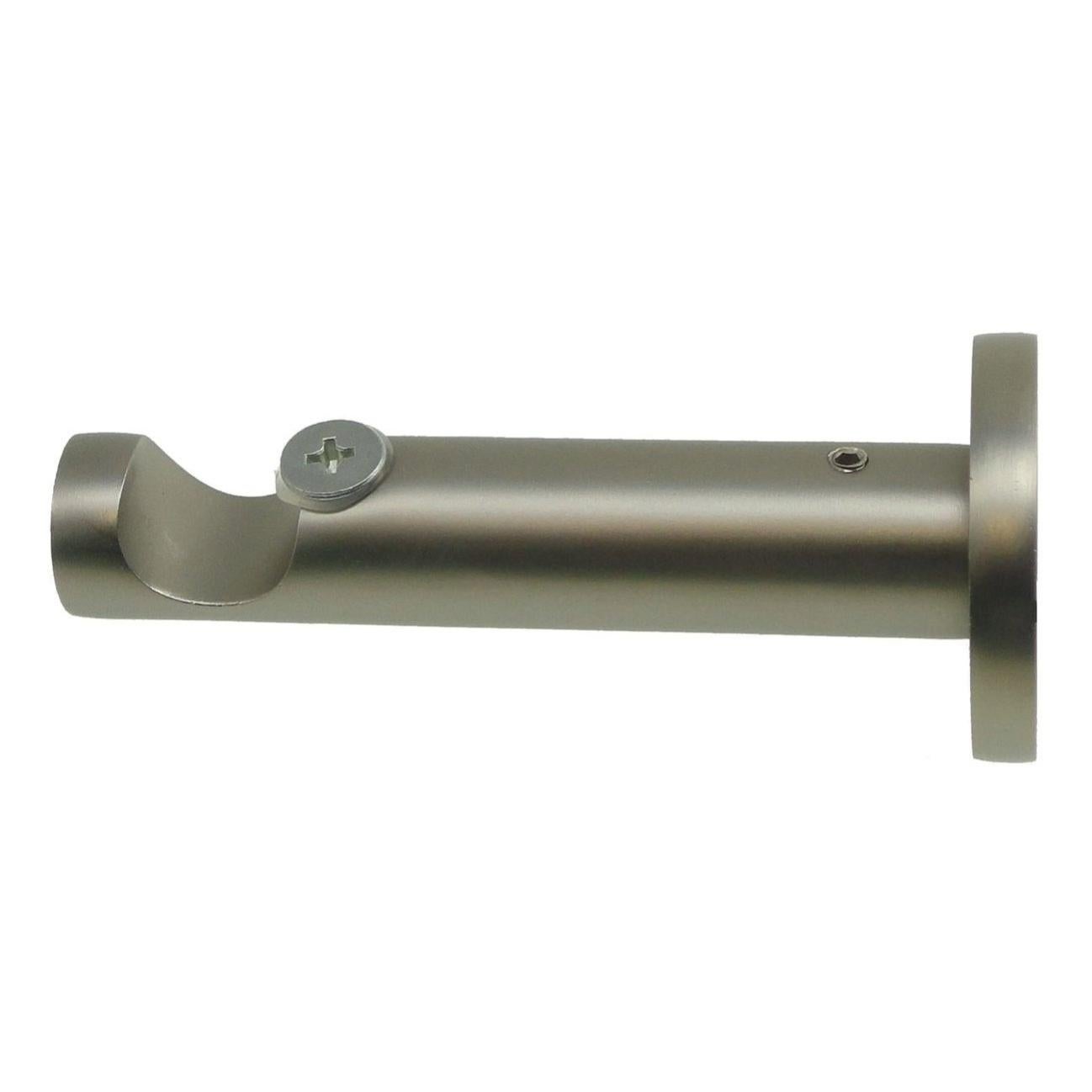 Supporto singolo aperto Ø16mm Stelvio in alluminio acciaio satinato 9cm ...