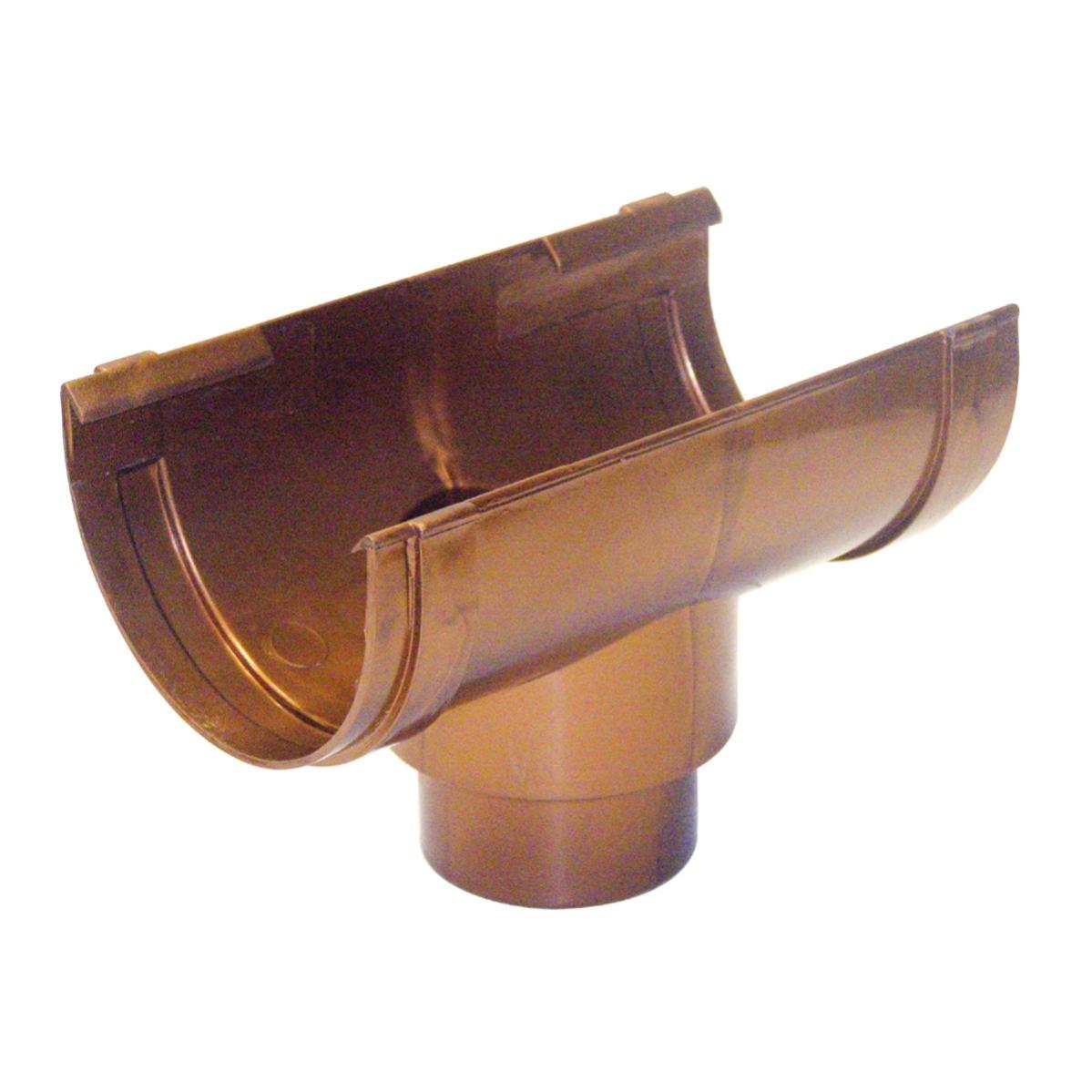 Giunto di gronda con scarico effetto ramato in pvc L 100 mm | Leroy Merlin