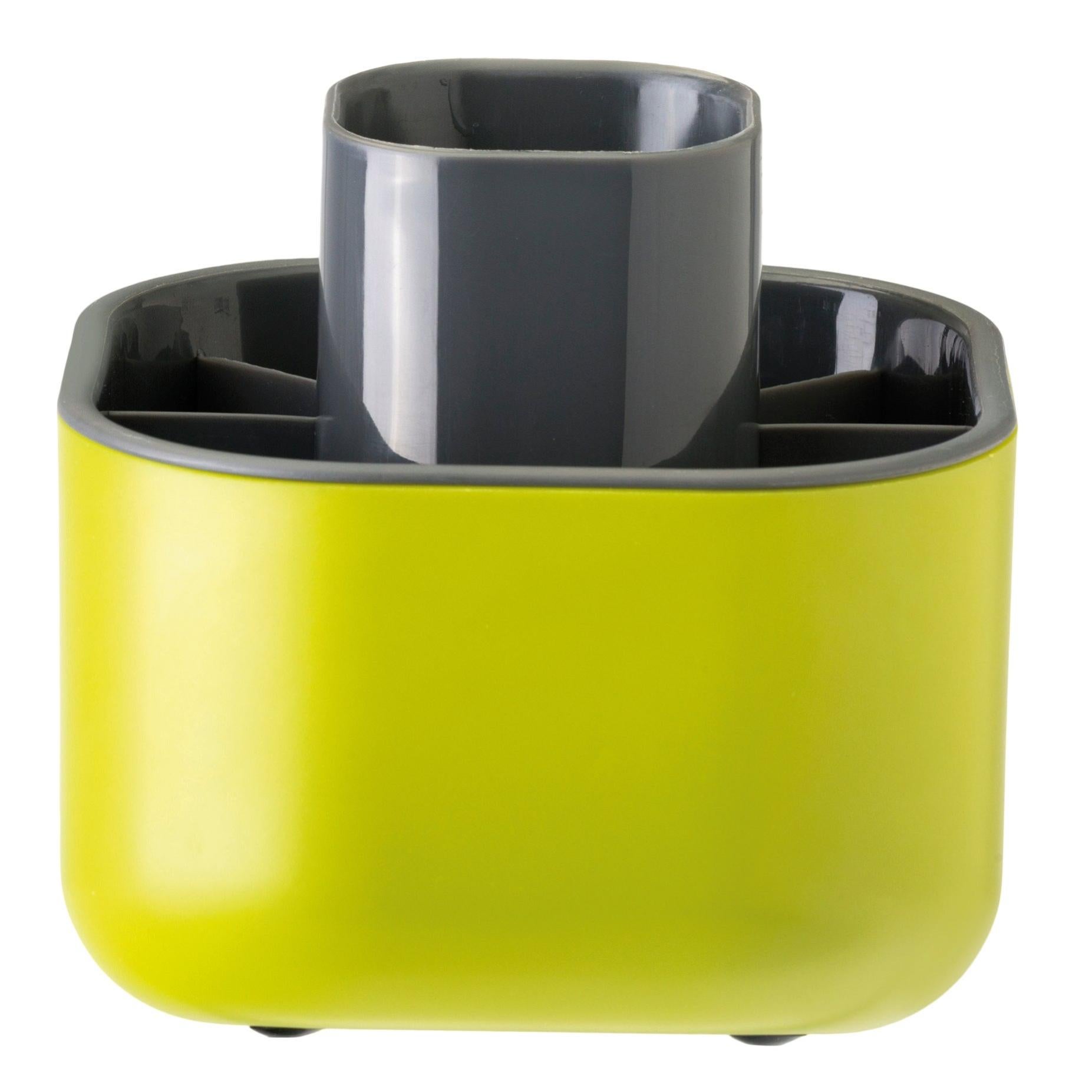 Porta posate Rengo in plastica verde L 12.5 x P 12.5 x H 13 cm | Leroy ...