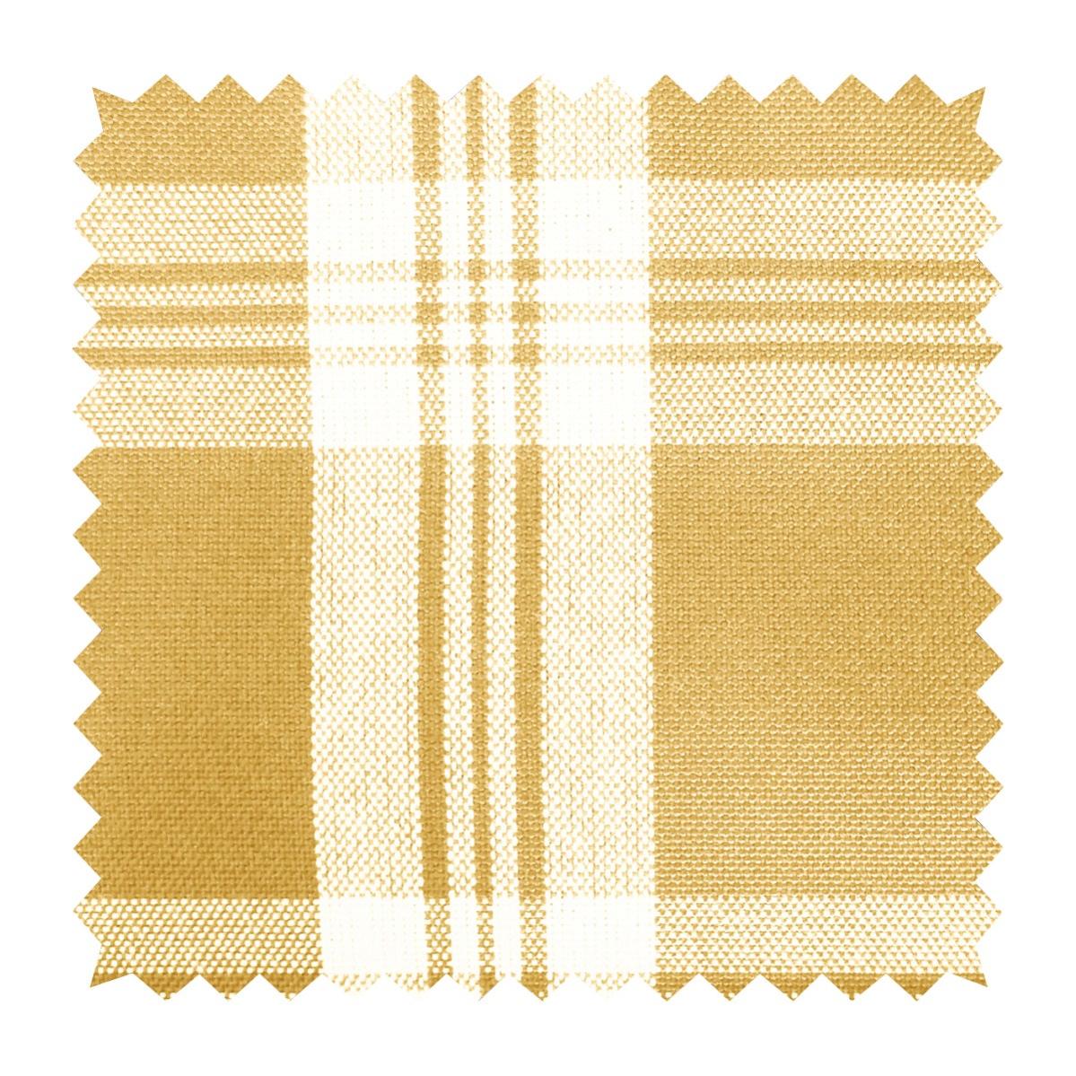 Tessuto al metro Rusticana quadro giallo 300 cm | Leroy Merlin