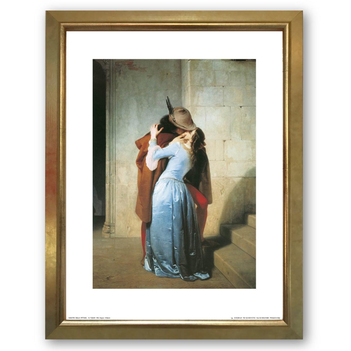 Quadro stampa incorniciato Il Bacio 35x45 cm | Leroy Merlin