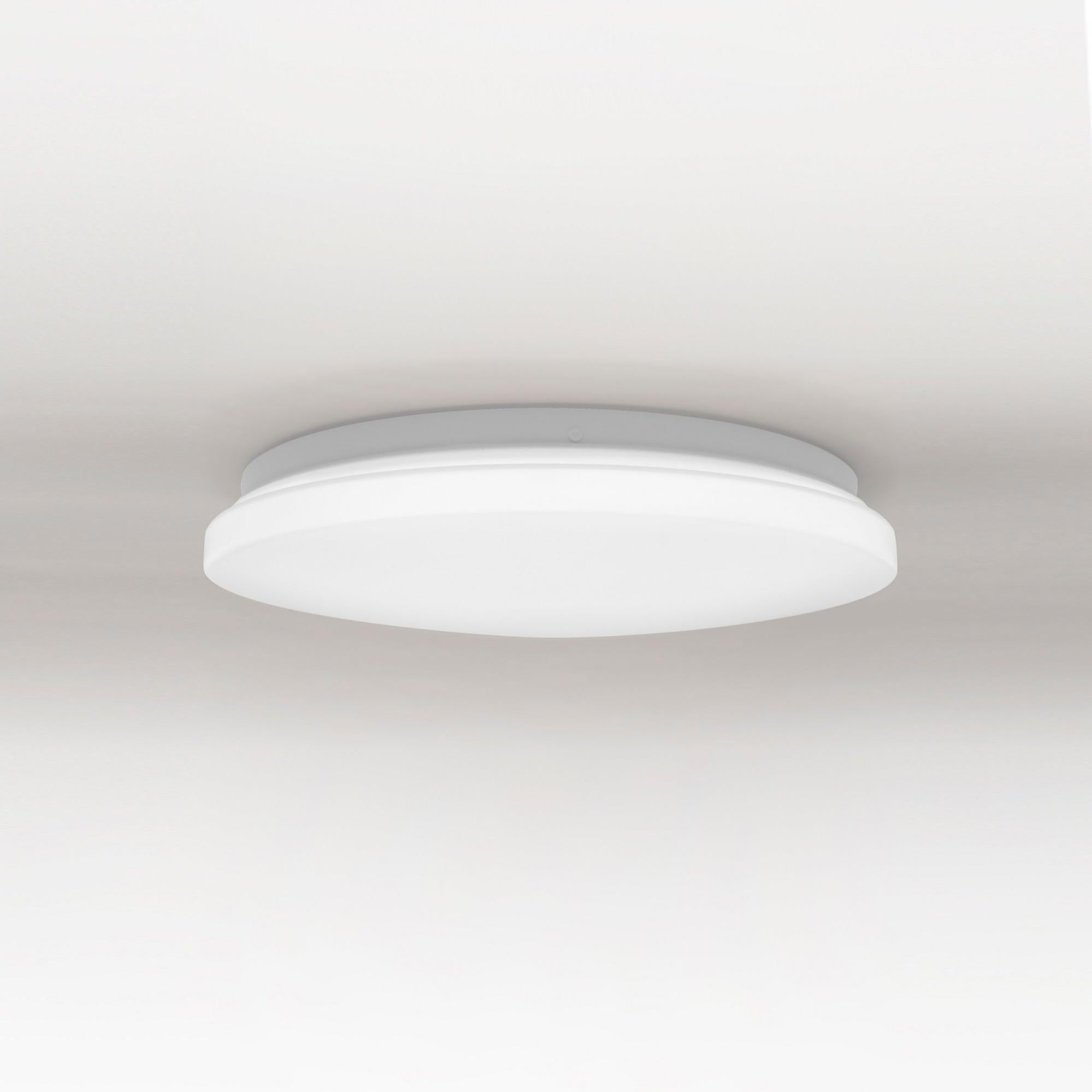 Plafoniera moderno LED Zero, bianco Ø 30 cm, luce fredda MANTRA | Leroy ...
