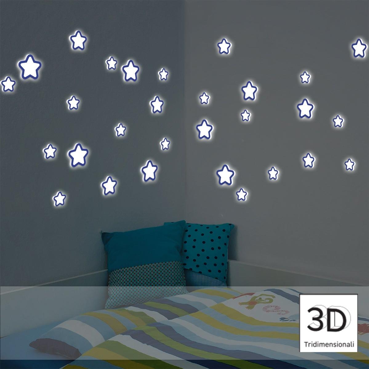 Sticker Stars 31.5x30 cm multicolore | Leroy Merlin