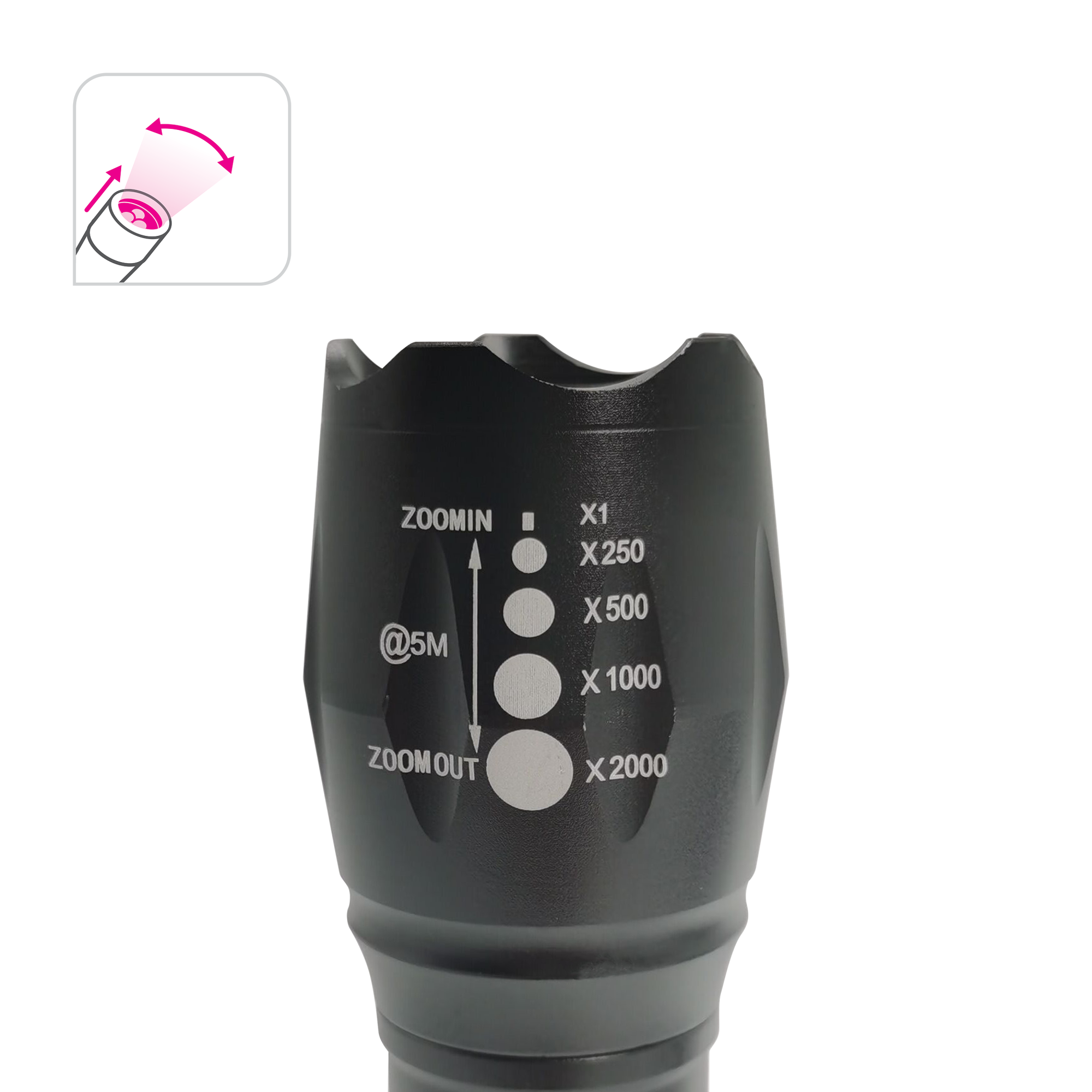 Lampada tascabile LEXMAN zoom 11953074 led 220.0 LM | Leroy Merlin