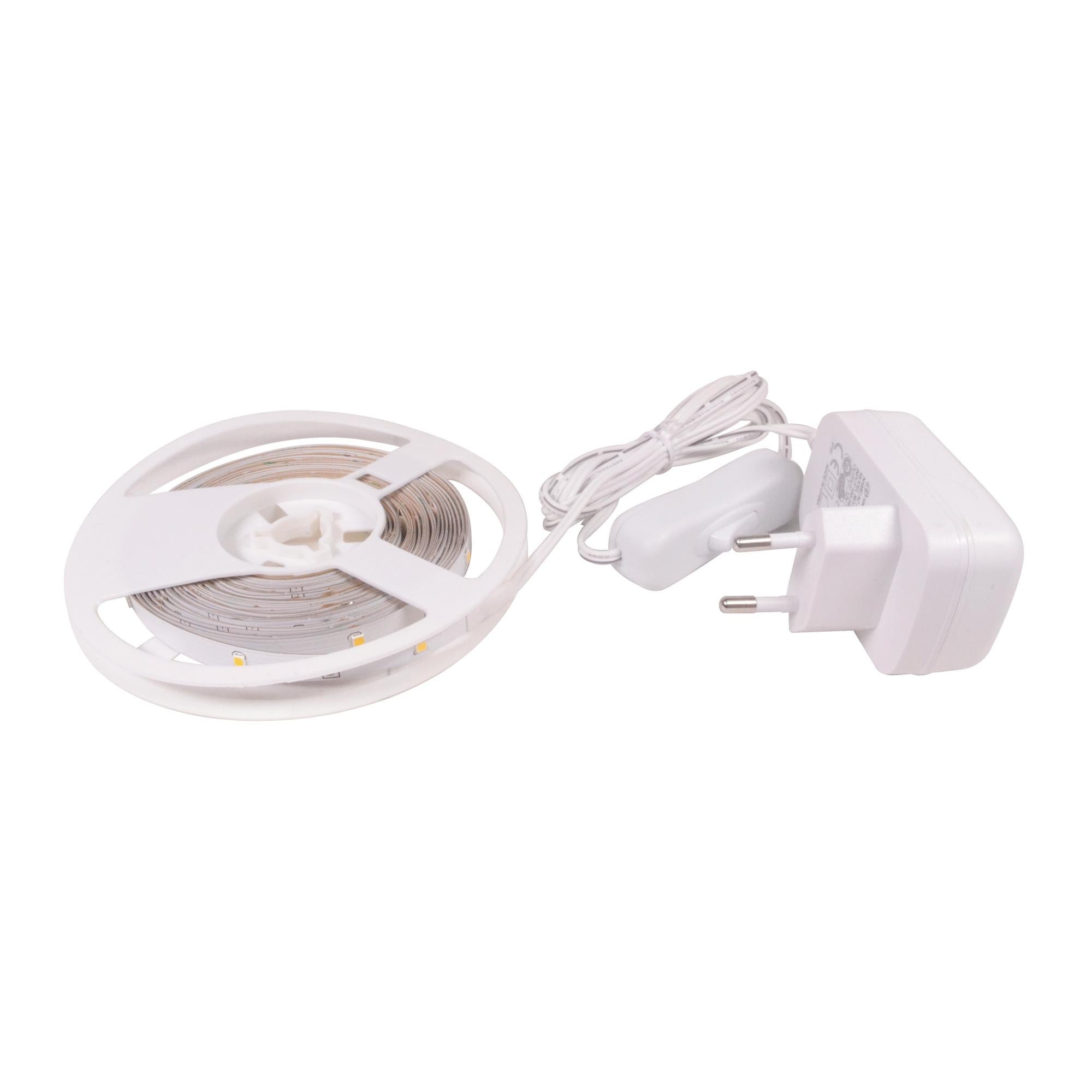 Kit striscia led 5m luce bianco caldo 160LM | Leroy Merlin