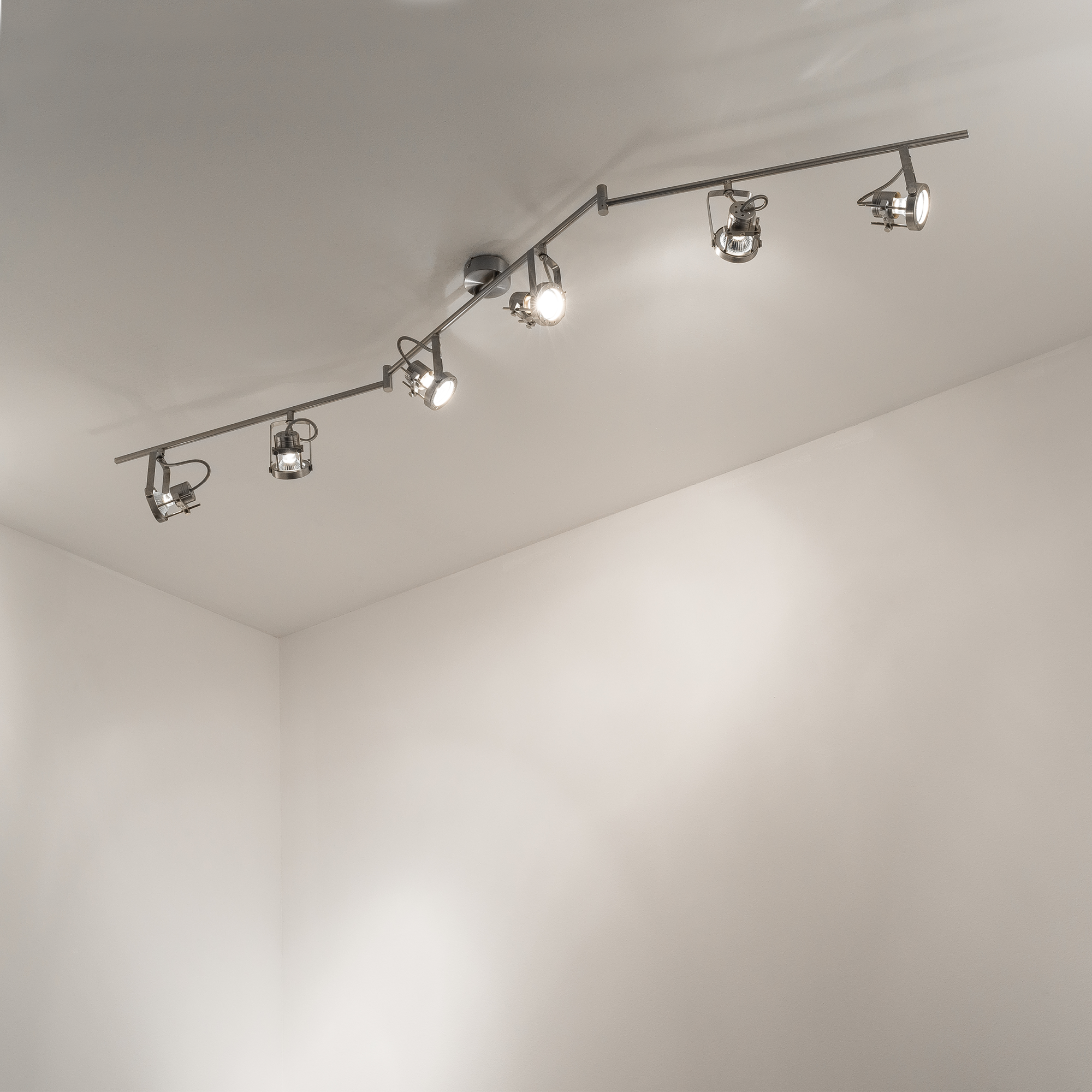 Faretto decorativo senza fonte luminosa 6 luci Technic cromo GU10 42W ...