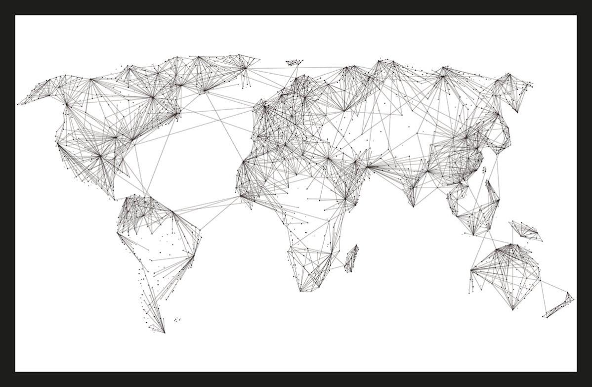 Stampa su plexiglass World Map 42x63 cm | Leroy Merlin
