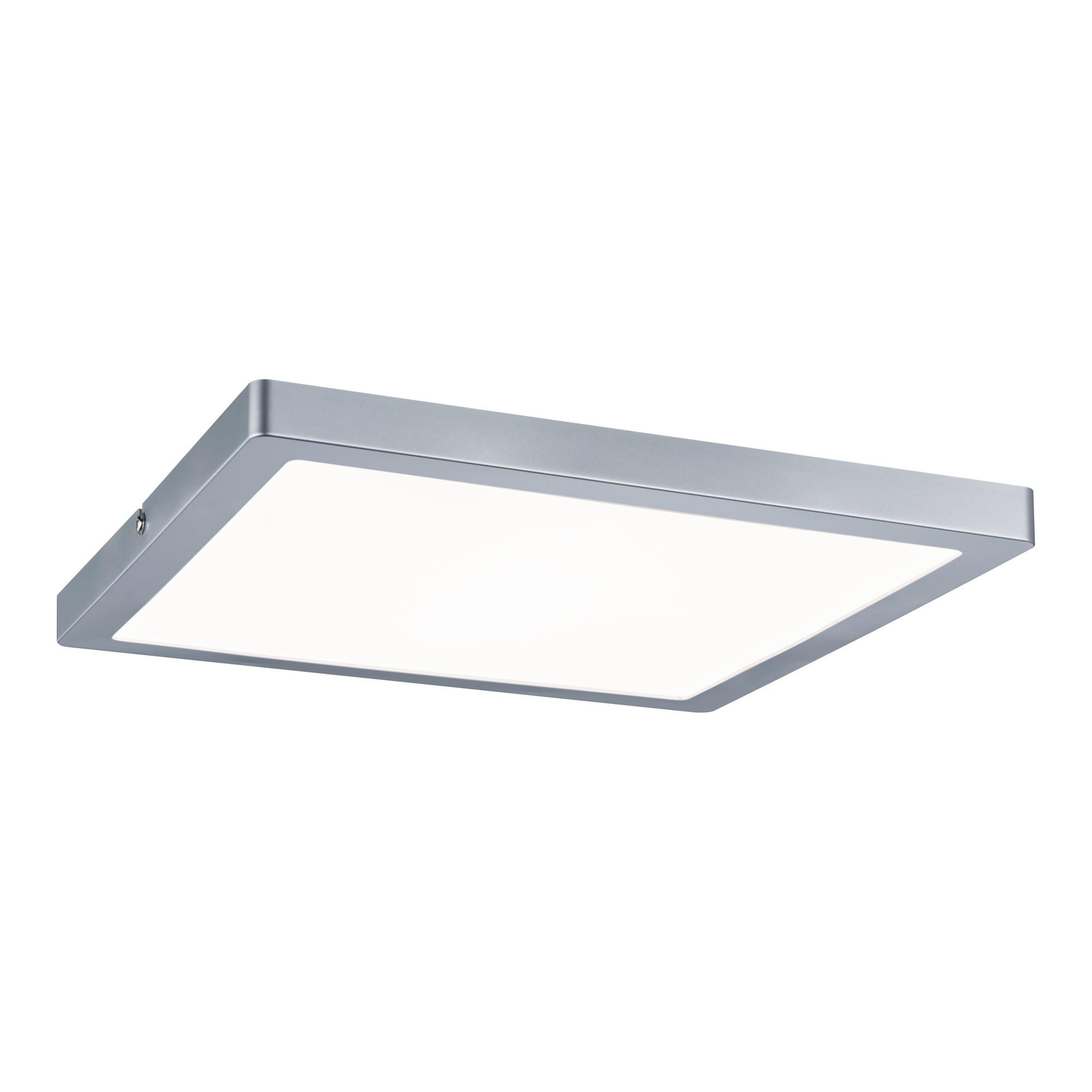Plafoniera moderno LED PLAFONIERA ATRIA GRIGIA 30X30 16,5W, argento 30x ...