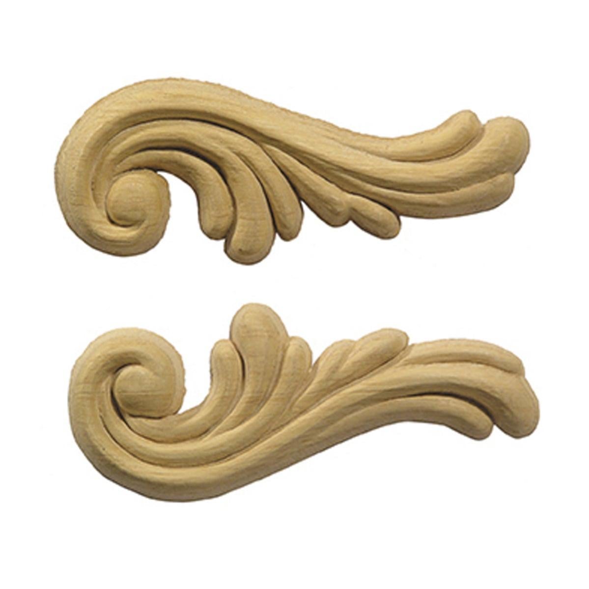 Fregio Triangolo in pioppo grezzo 30 x 80 x 5 mm . Confezione da 2 ...