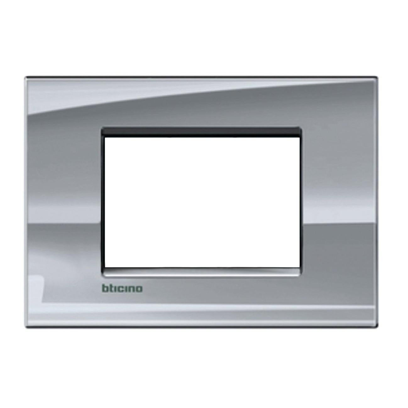 Placca BTICINO Living light 3 moduli grigio | Leroy Merlin