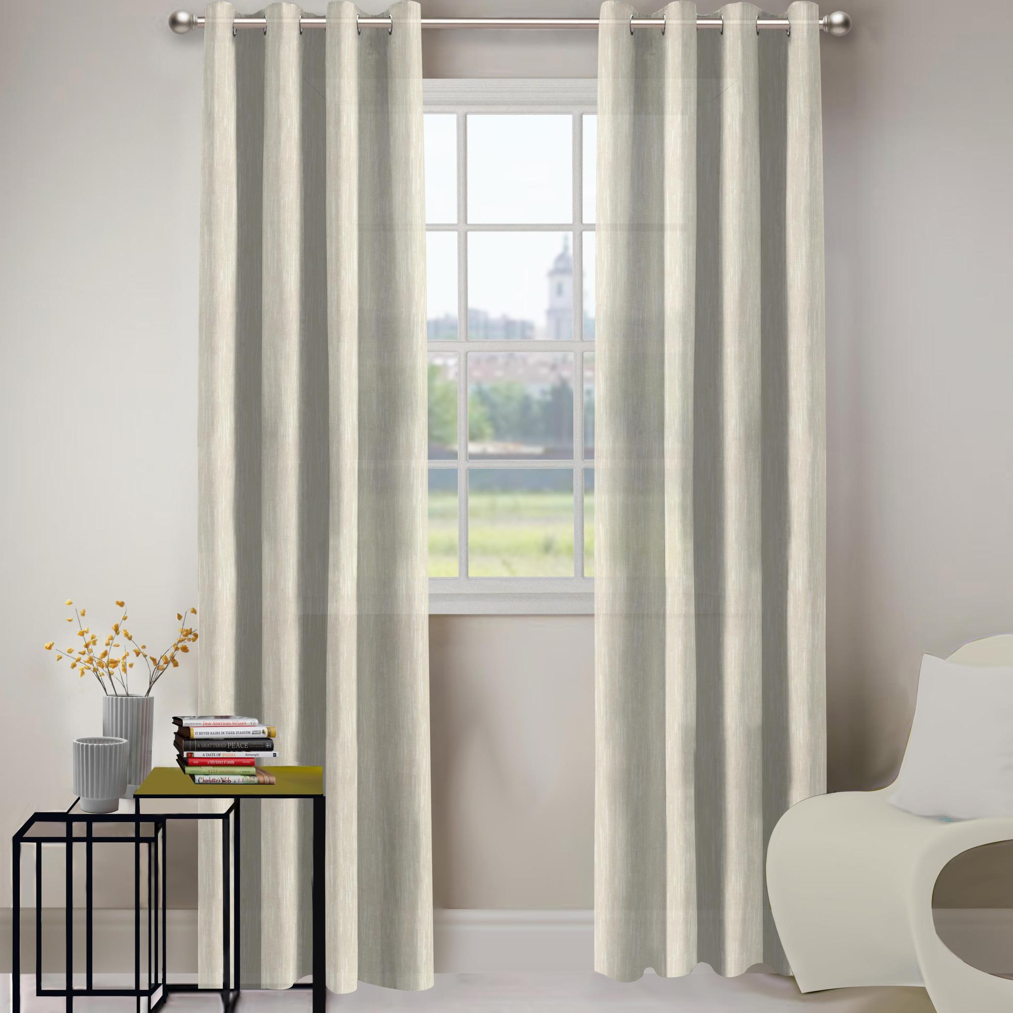 Tenda semi-filtrante Ralph ecrù occhielli 140x280 cm | Leroy Merlin