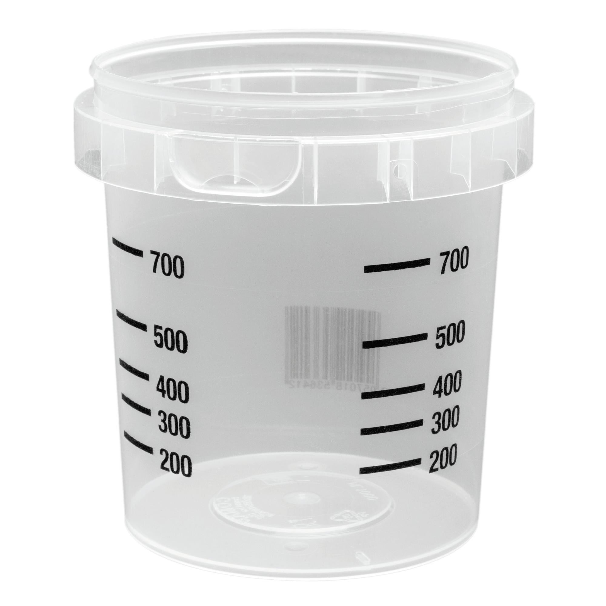 Secchio in polipropilene 1 L trasparente | Leroy Merlin