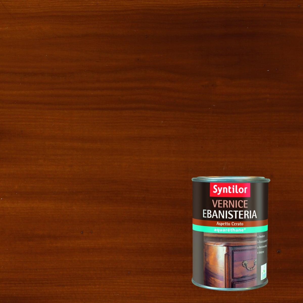 Vernice per legno SYNTILOR Ebanisteria Aquaréthane® noce medio 0.25 lt ...