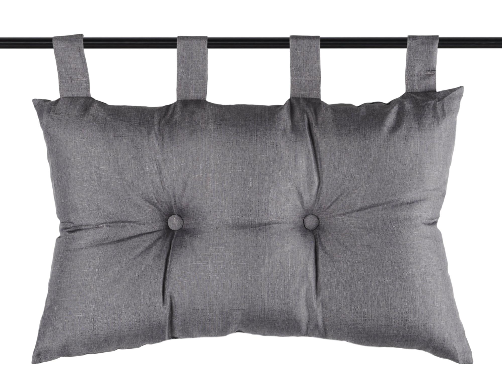 Cuscino testata letto Bea antracite 45 x 70 cm | Leroy Merlin