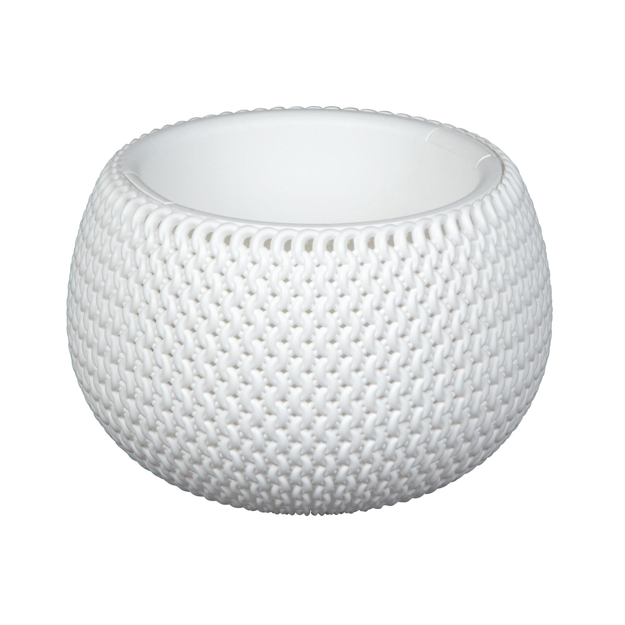 Vaso Splofy PROSPERPLAST in plastica colore bianco H 19 cm, Ø 29 cm ...