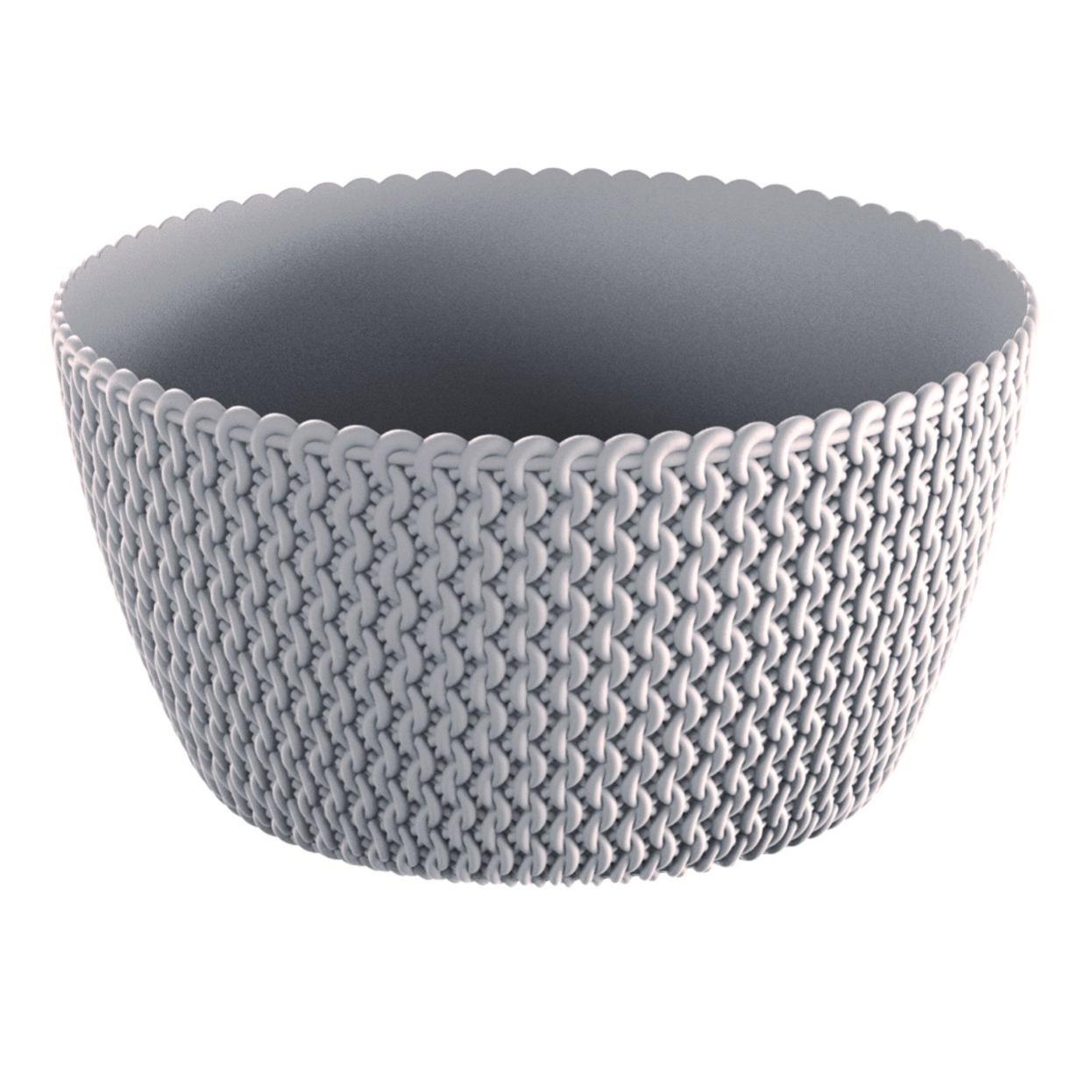 Vaso per piante e fiori Splofy PROSPERPLAST in plastica colore sabbia H ...