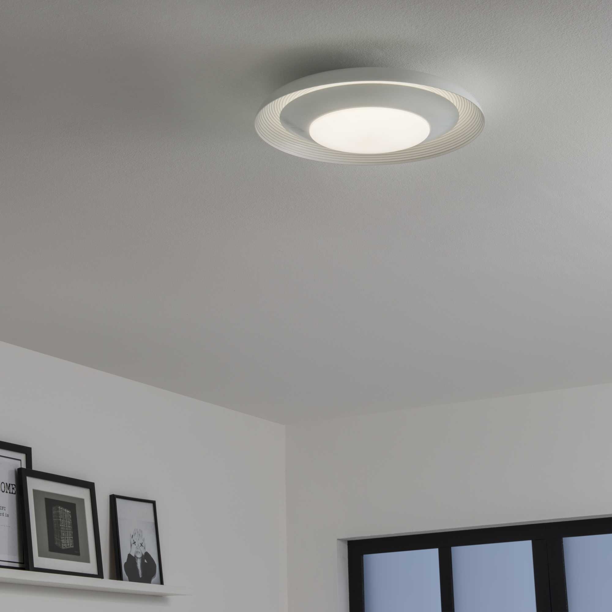 Plafoniera moderno Heater LED D. 37 cm INSPIRE | Leroy Merlin