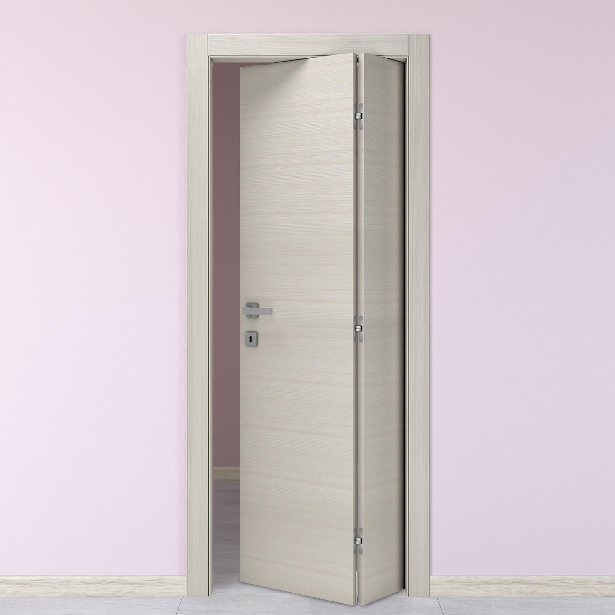 Porta pieghevole a libro asimmetrica Oxford palissandro L 80 x H 210 cm ...