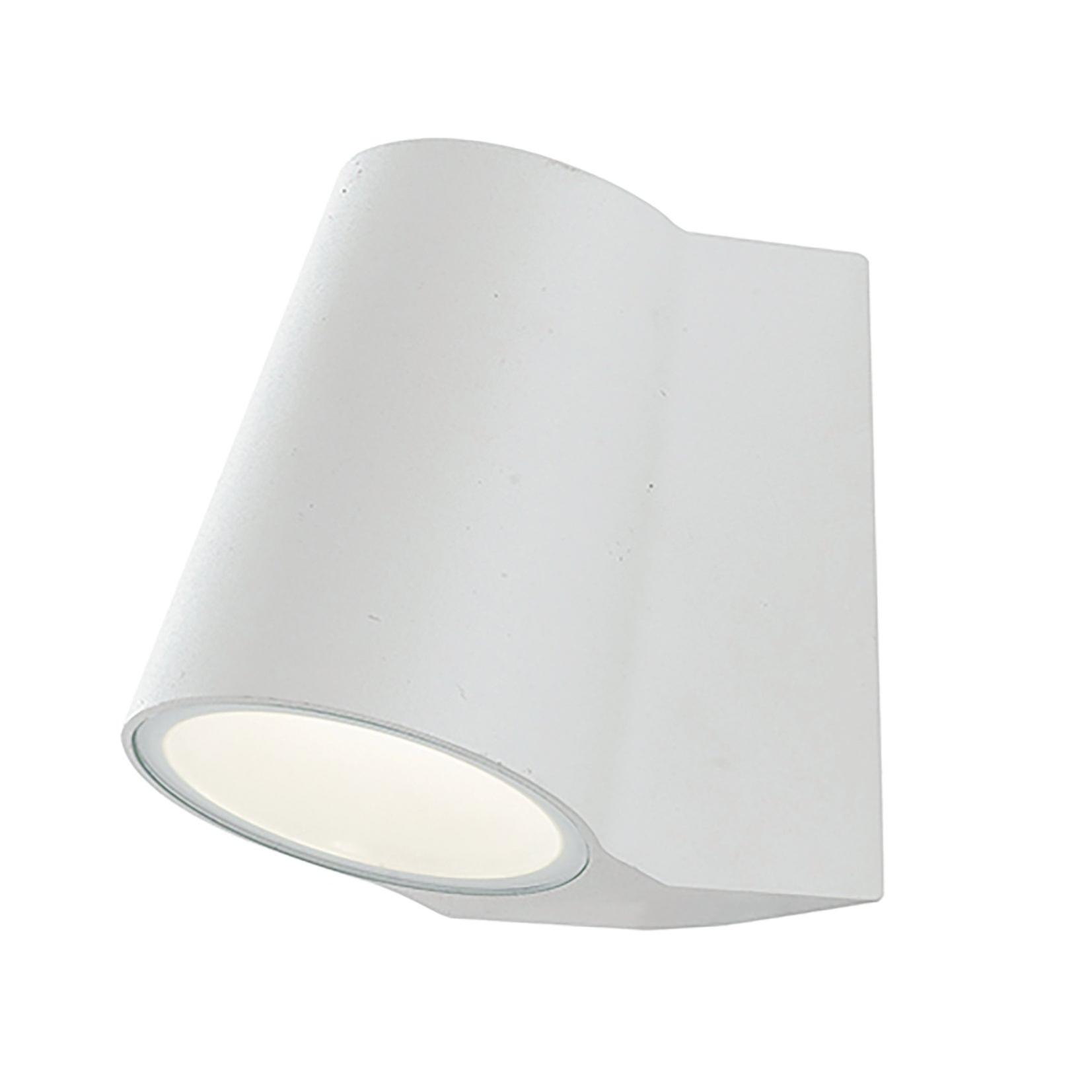 Applique Sintesi LED in alluminio, bianco goffrato , 6W 390LM INTEC ...