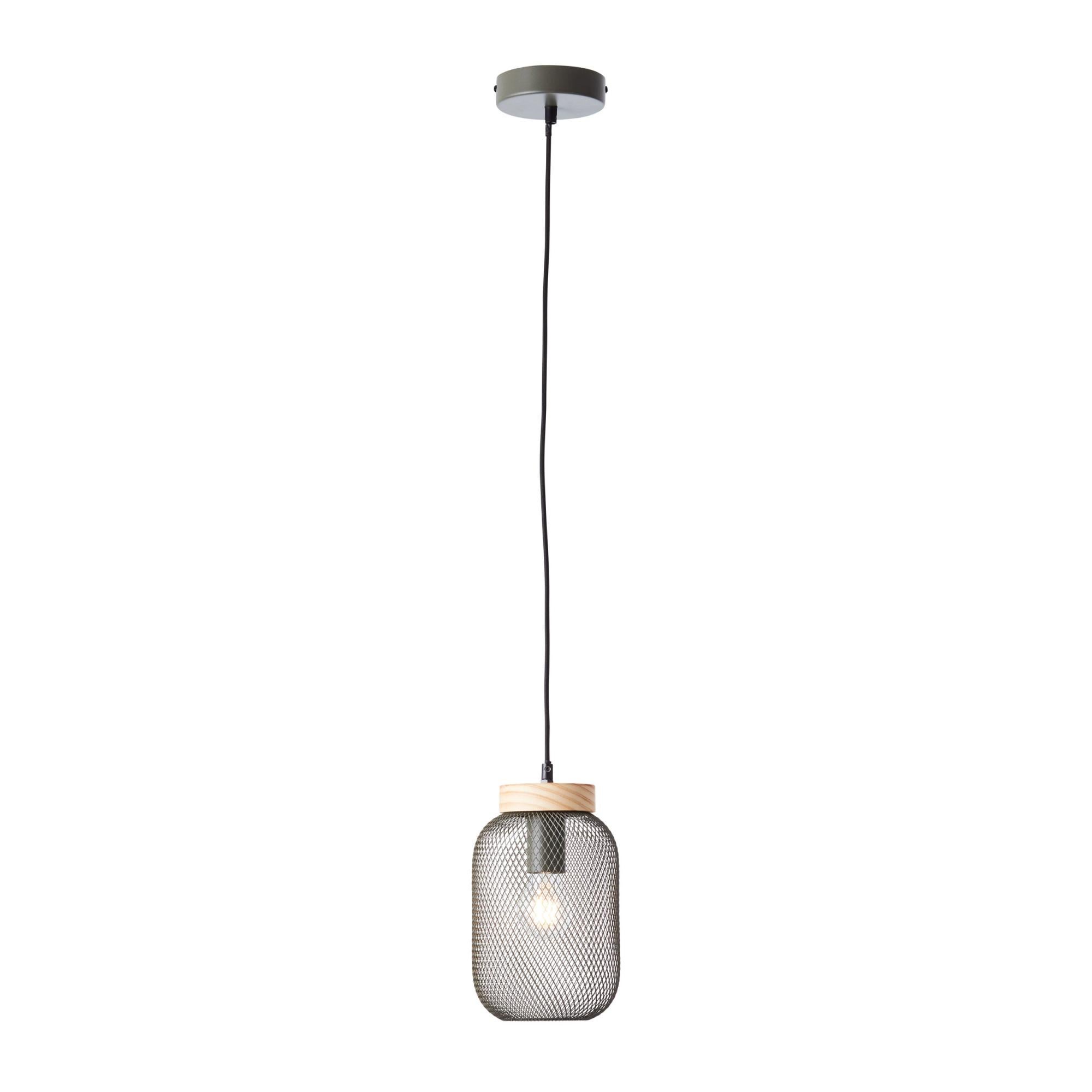 Lampadario Moderno Giada verde oliva , D. 16 cm, BRILLIANT | Leroy Merlin