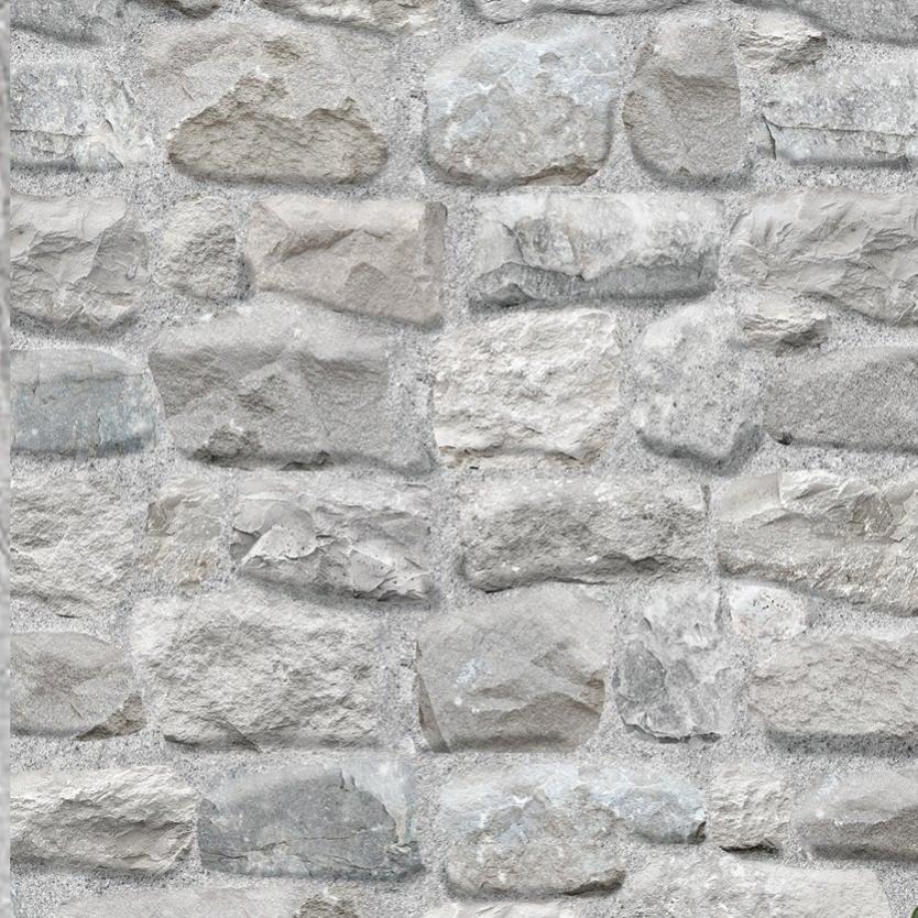 Rivestimento decorativo in gres porcellanato Rocce grigio da interno ...