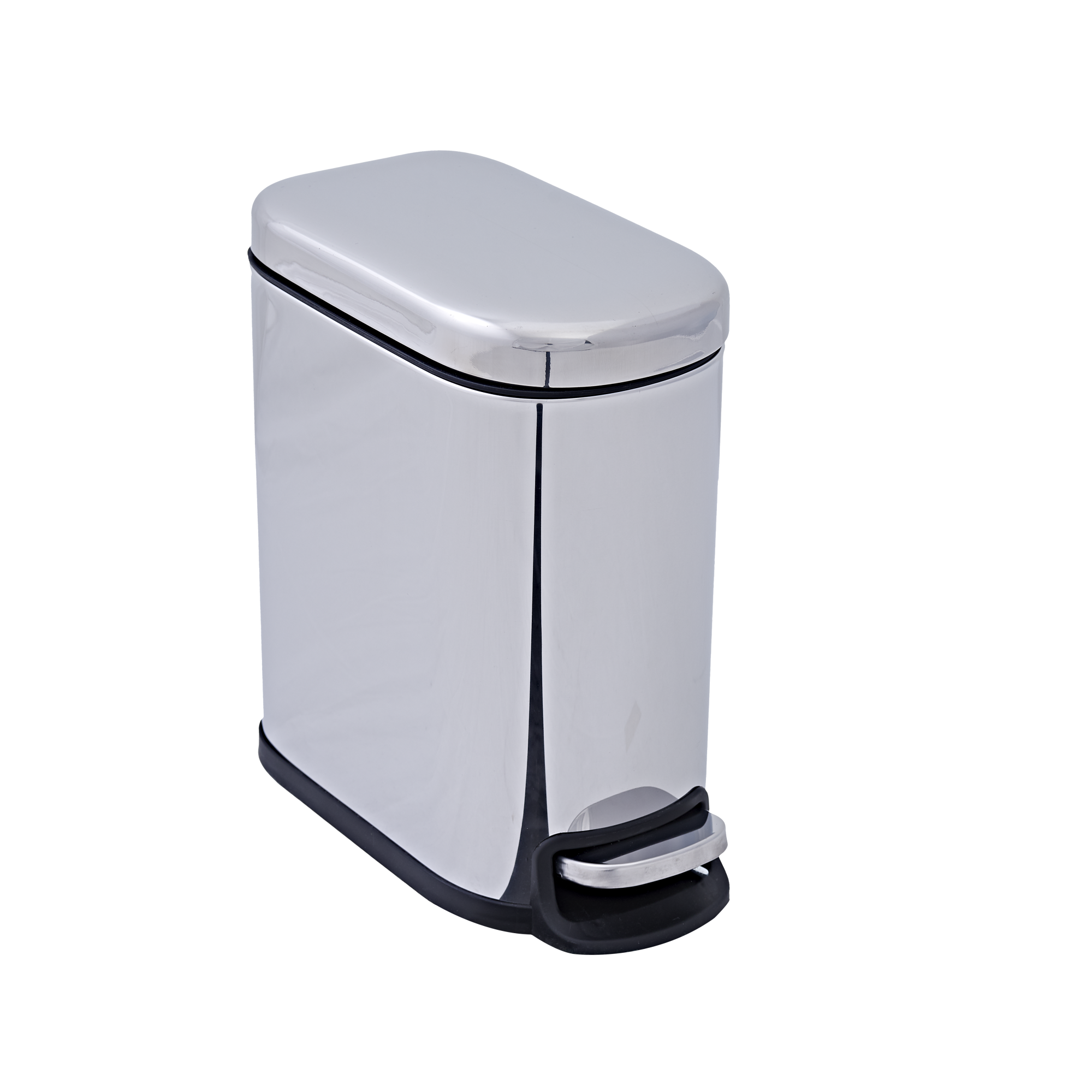 Cestino da bagno a pedale SENSEA 5 Lin inox | Leroy Merlin