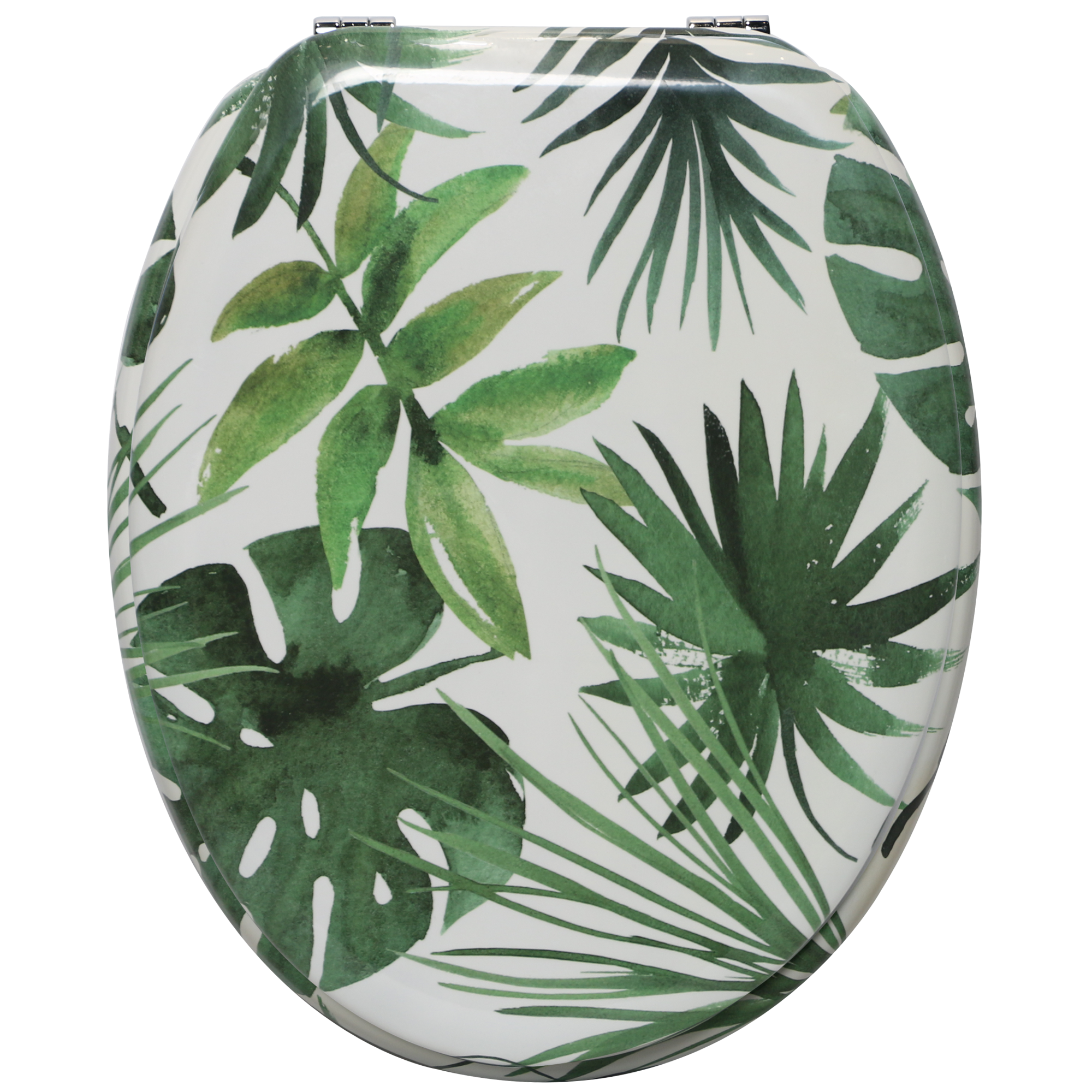 Copriwater ovale universale Foliage SENSEA mdf fantasia | Leroy Merlin