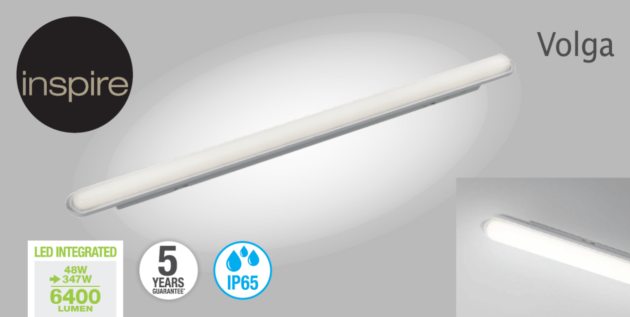 Reglette LED per garage Stagna Volga, luce bianco naturale, 144 cm, 2 x ...