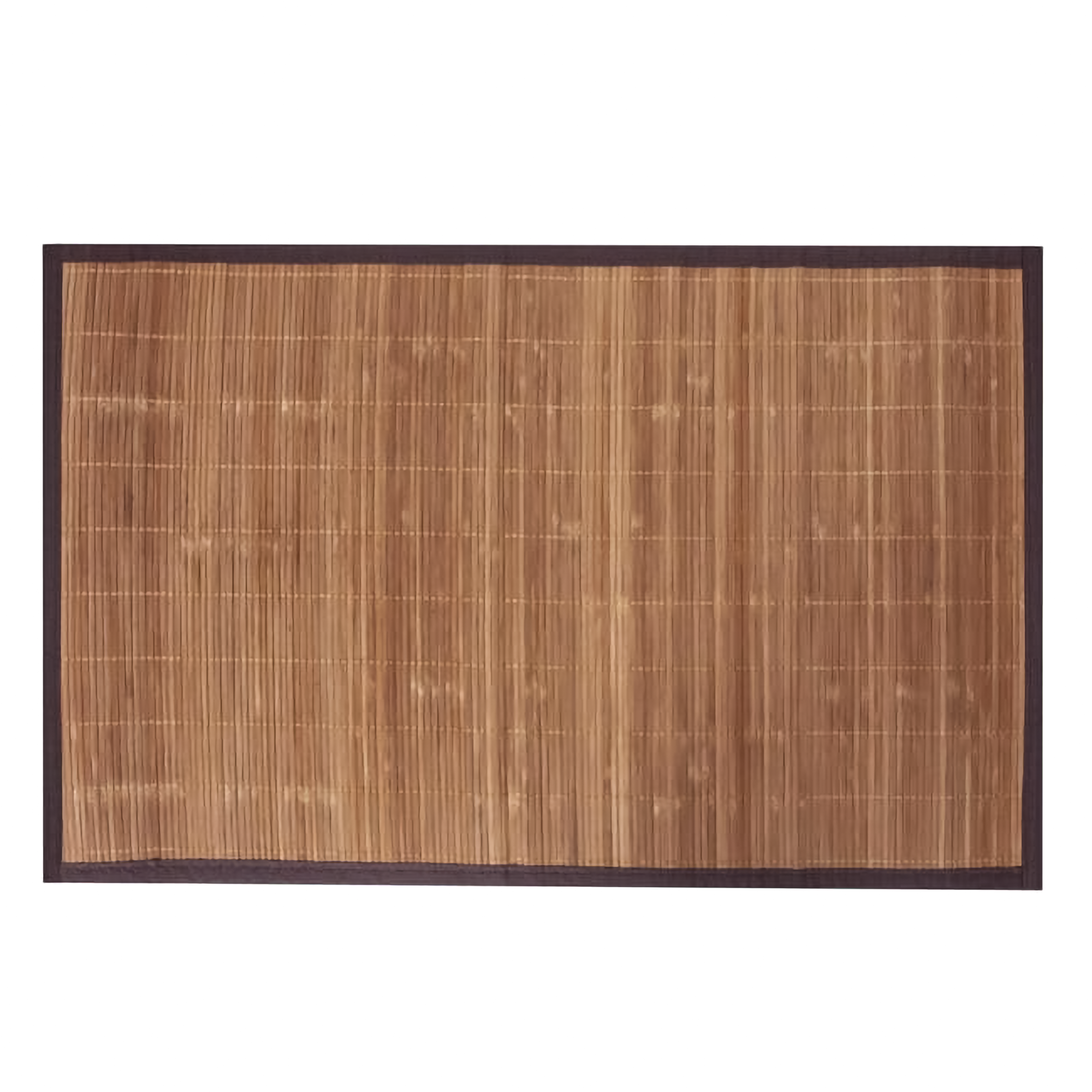 Tappeto antiscivolo rettangolare Bamboo in bambù naturale 80 x 50 cm ...