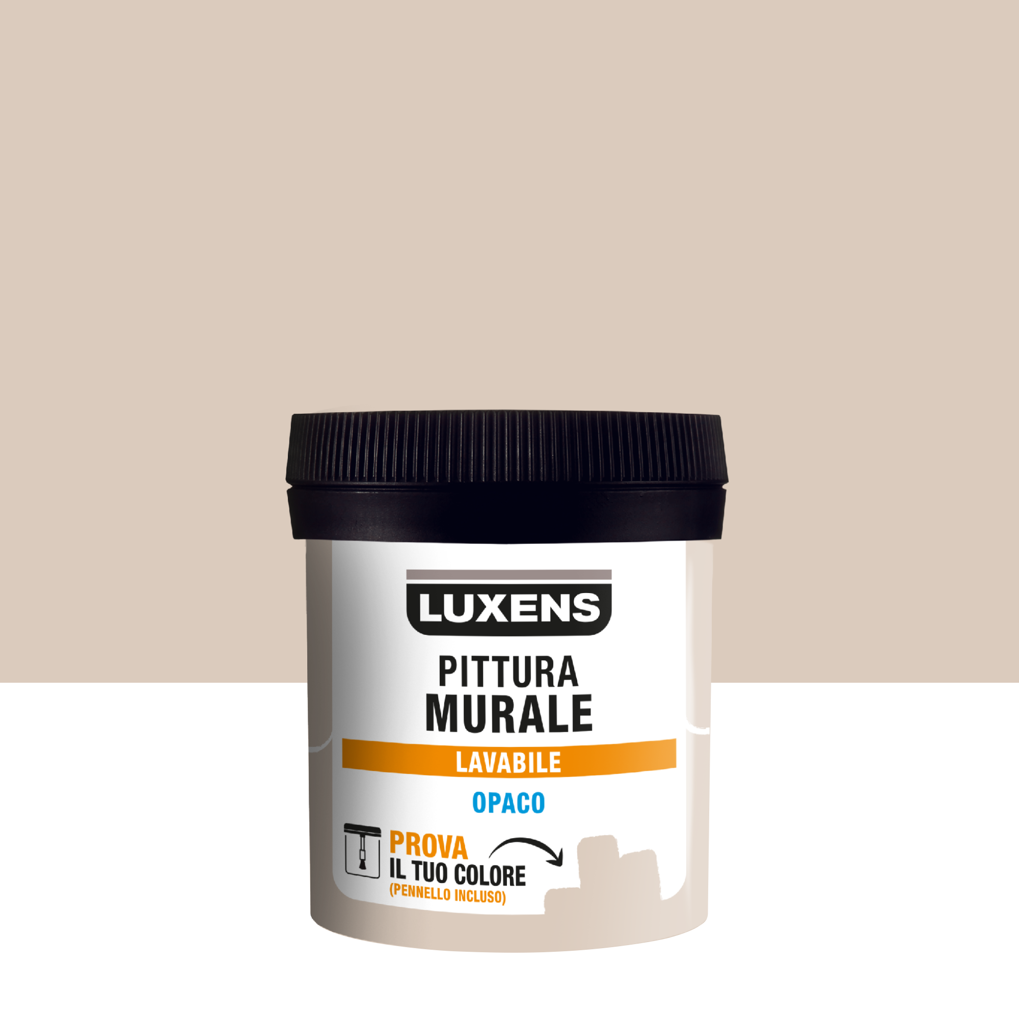 Tester vernice, lavabile LUXENS Opaca beige terra 6, 0.075 L | Leroy Merlin