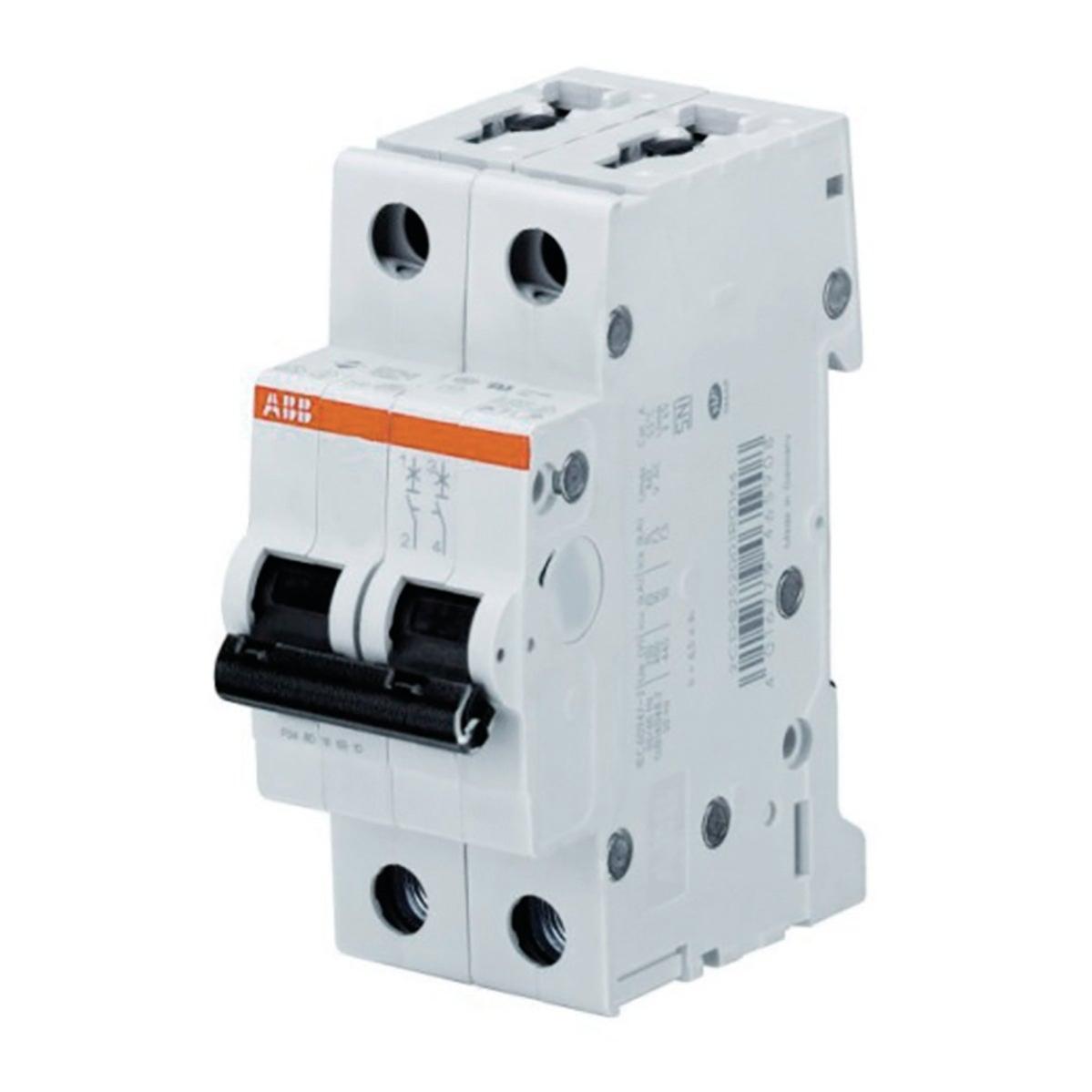Interruttore magnetotermico ABB S201L NA C20 1P +N 20A 4.5kA 2 moduli 230V | Leroy Merlin