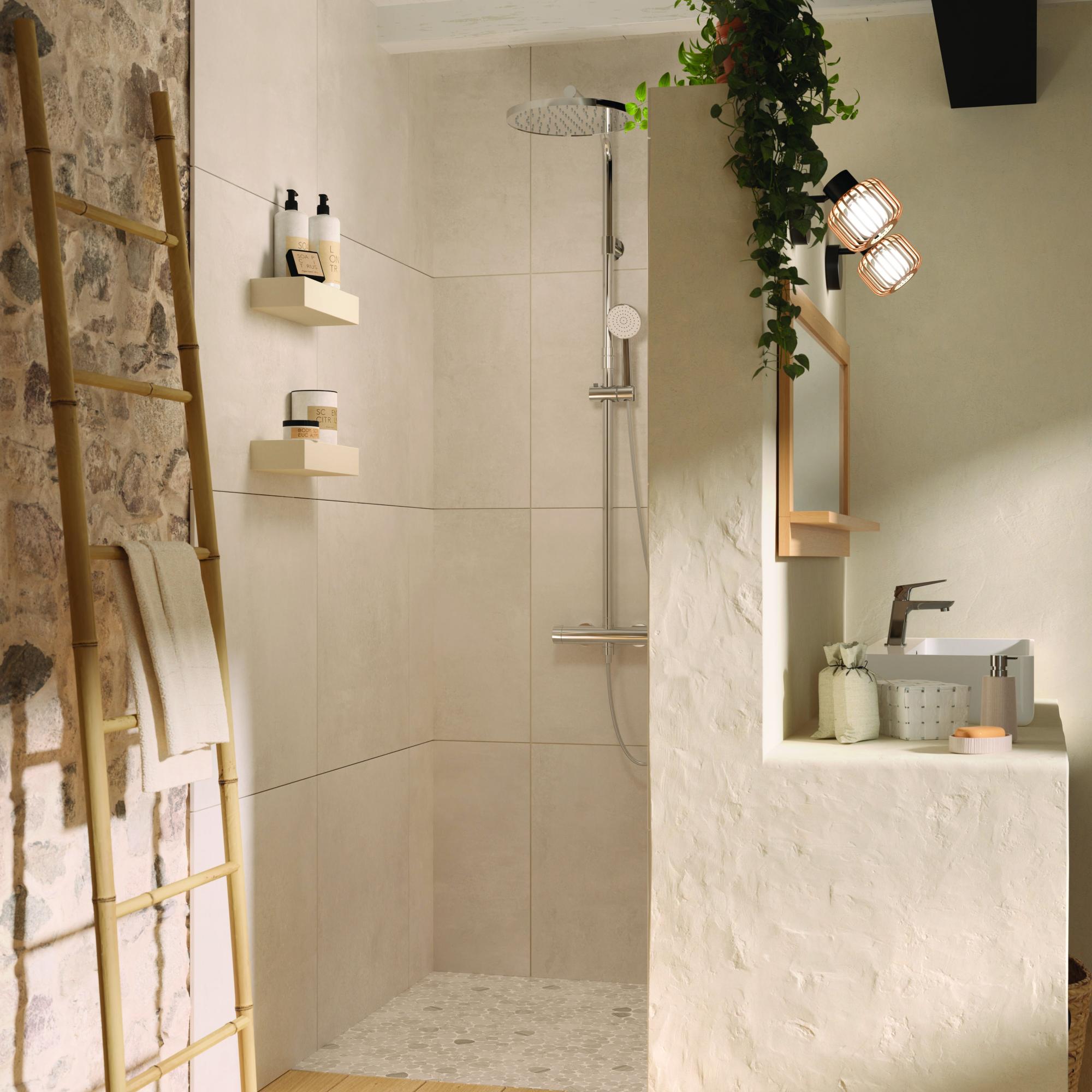 Gres porcellanato smaltato per interno 60x60 effetto cemento sp. 9 mm ...