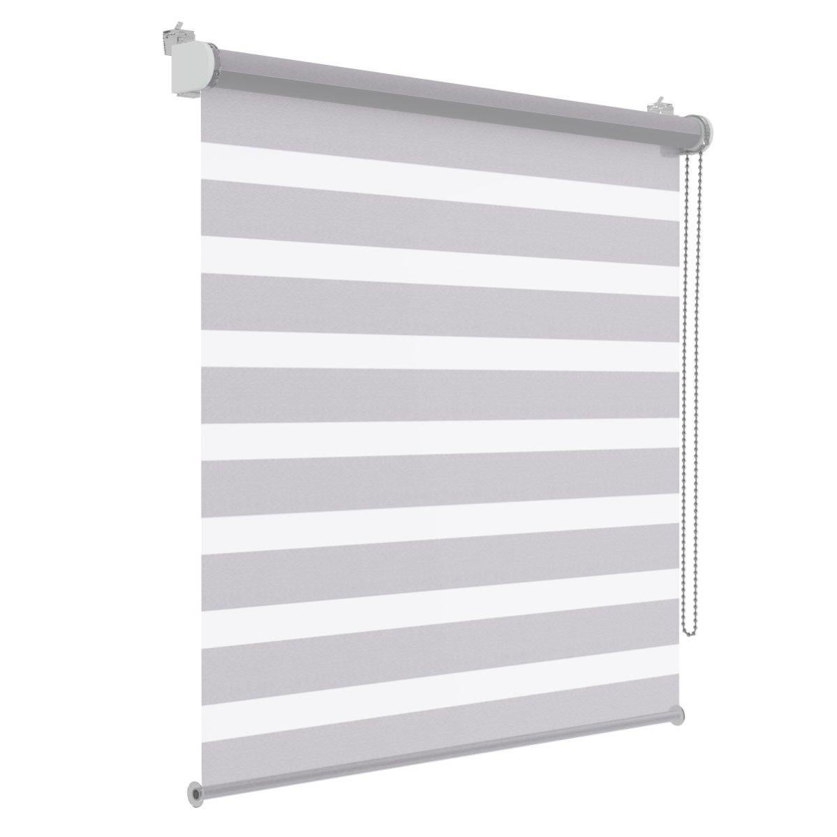 Tenda a rullo giorno / notte Orleans Velo grigio chiaro 55 x 250 cm ...