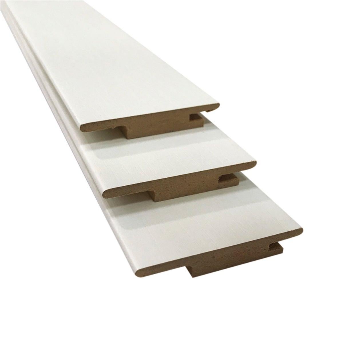 Imbotte Strauss in mdf colore bianco spessore 10 x L 63 x L 2250 mm ...