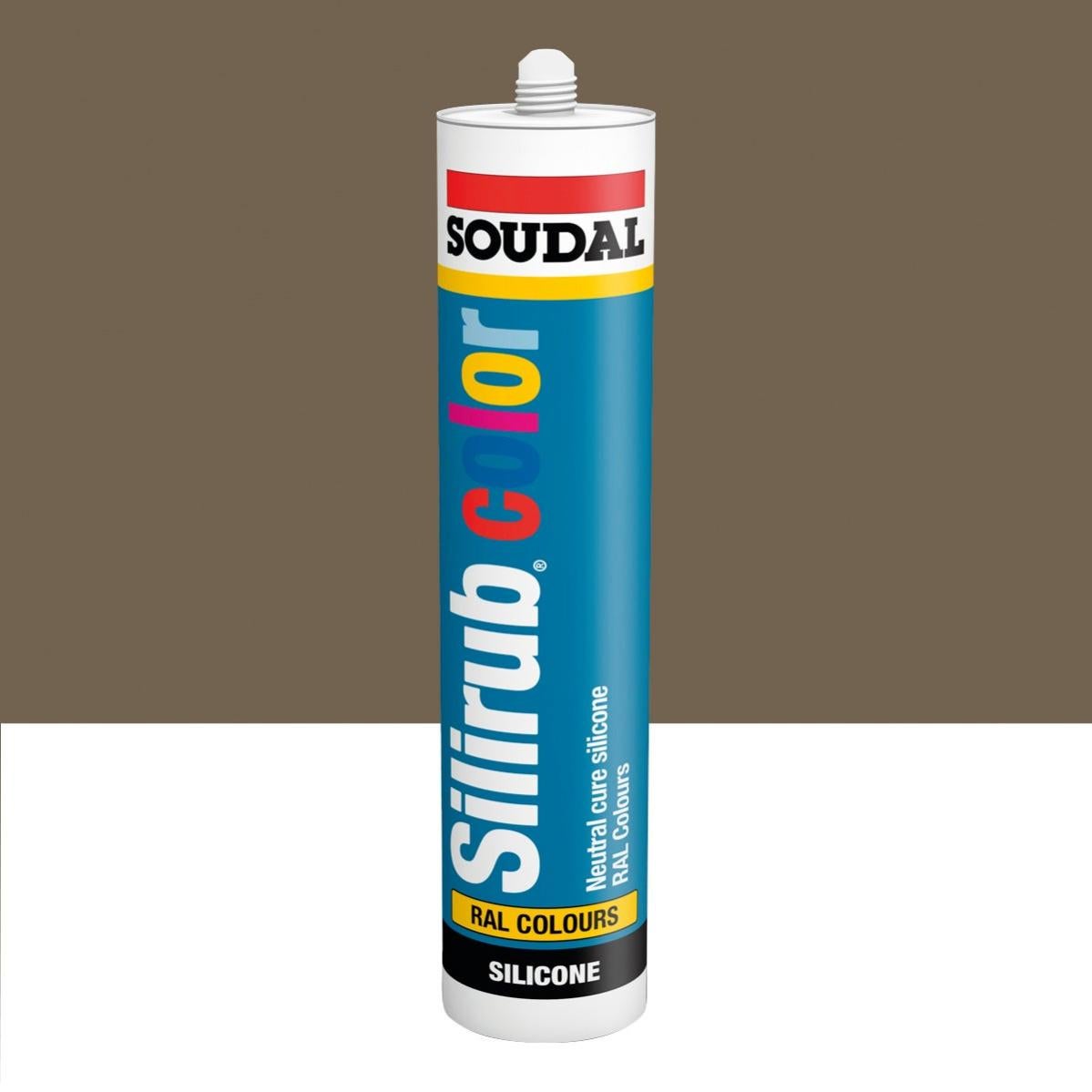 Silicone SOUDAL Multiuso Colorato RAL 7006 grigio beige 300 ml | Leroy ...