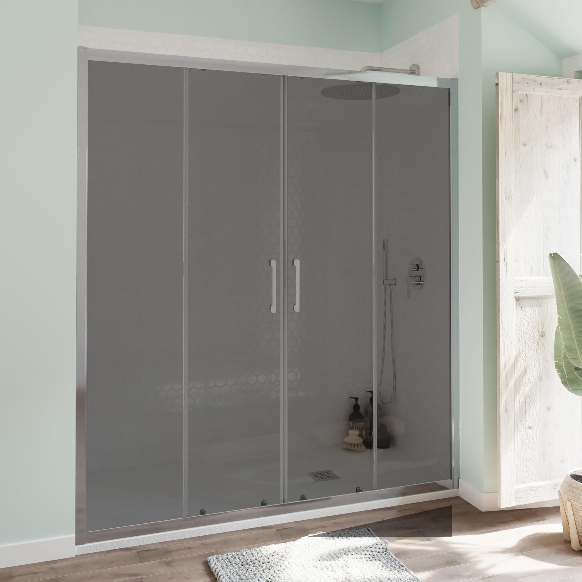 Box doccia con ingresso frontale porta scorrevole Bilbao 180 cm, H 190 ...
